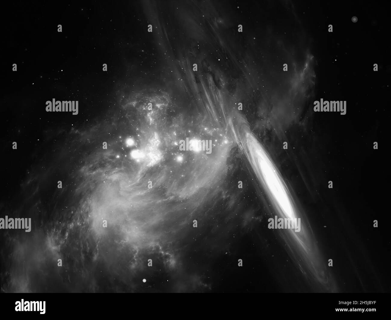 nebula galaxy useful as an astronomical background Stock Photo - Alamy