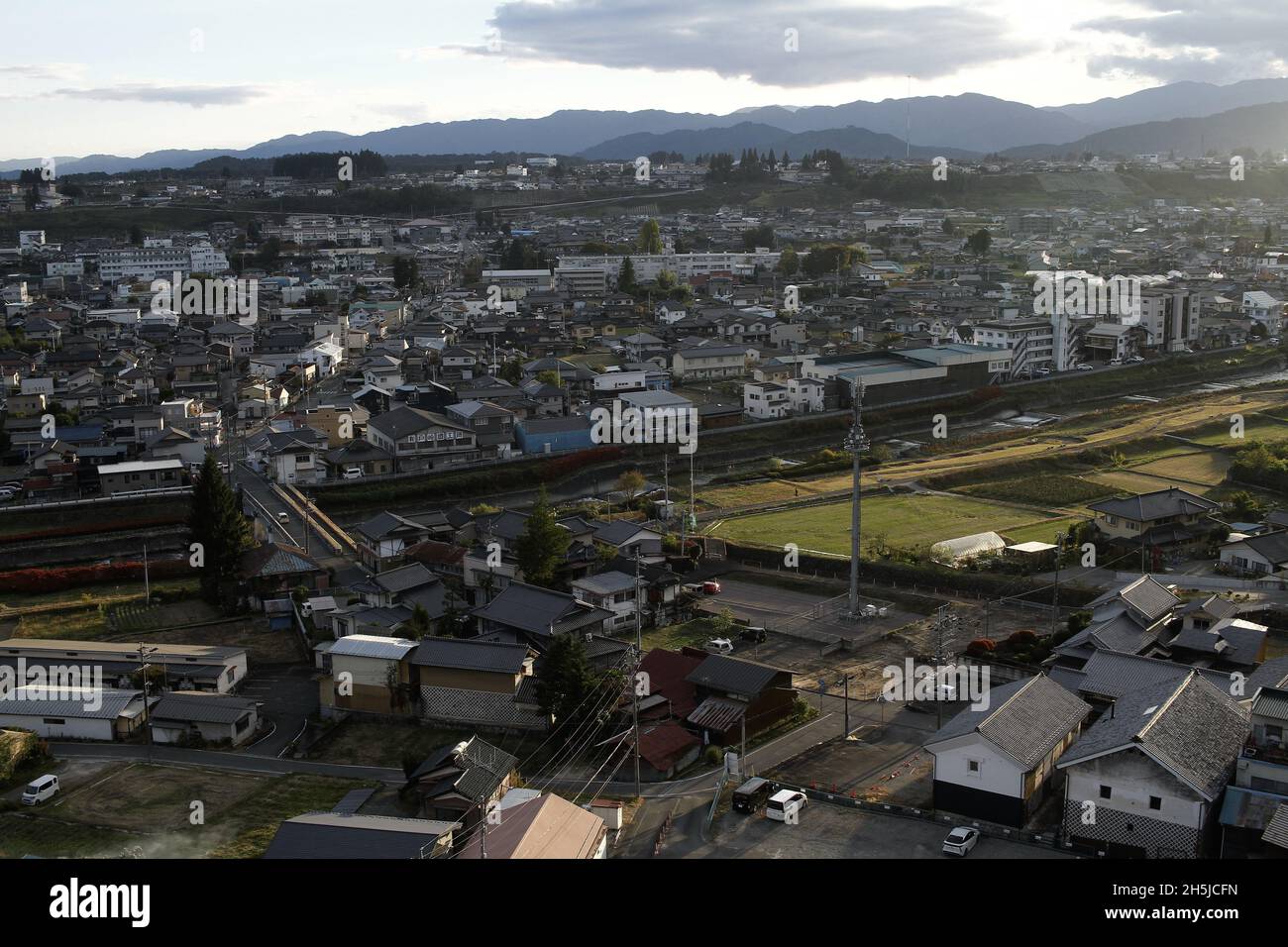 iida, nagano, japan 2021-30-10 , random view of Iida city in Nagano ...