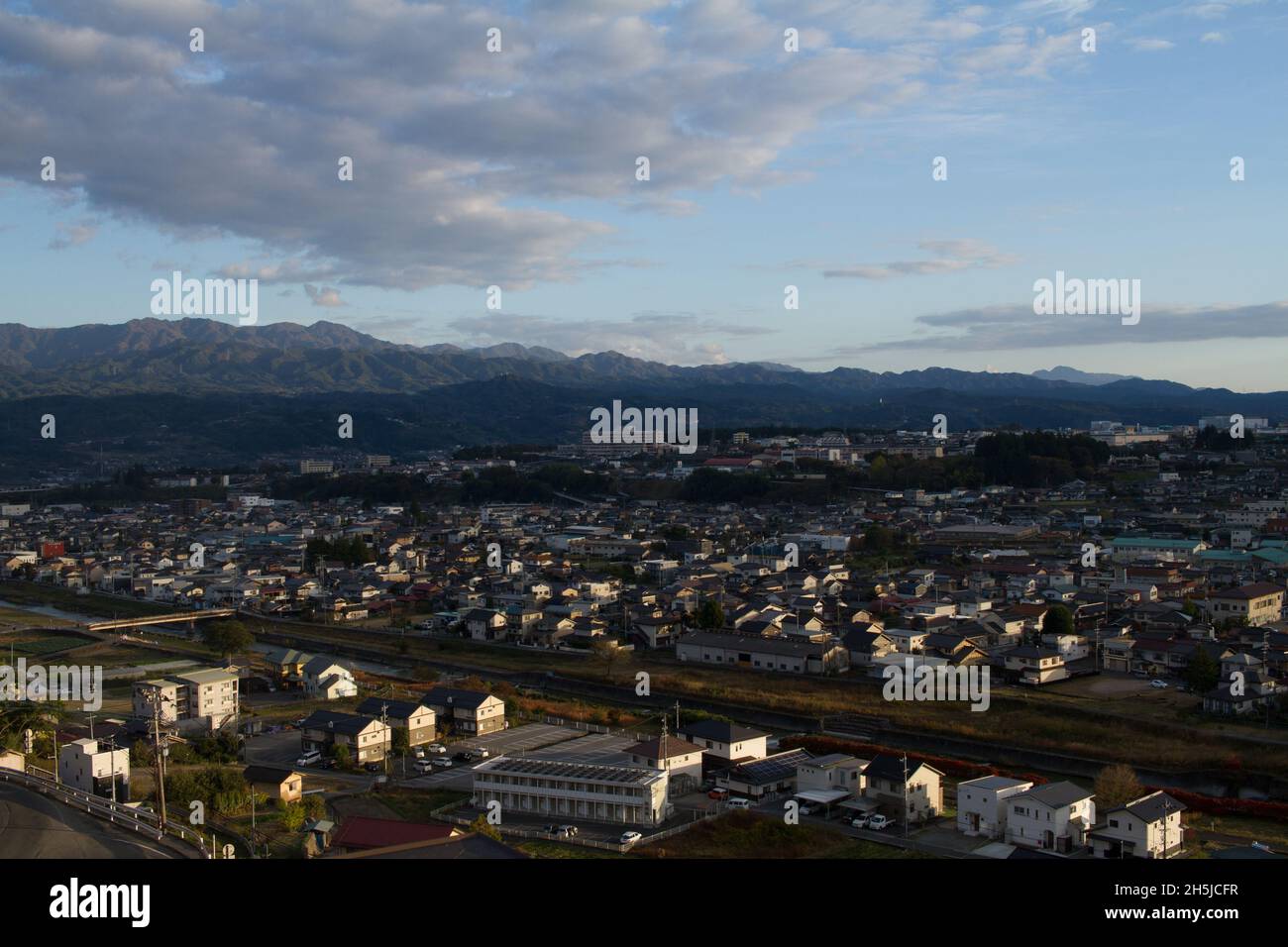 iida, nagano, japan 2021-30-10 , random view of Iida city in Nagano ...