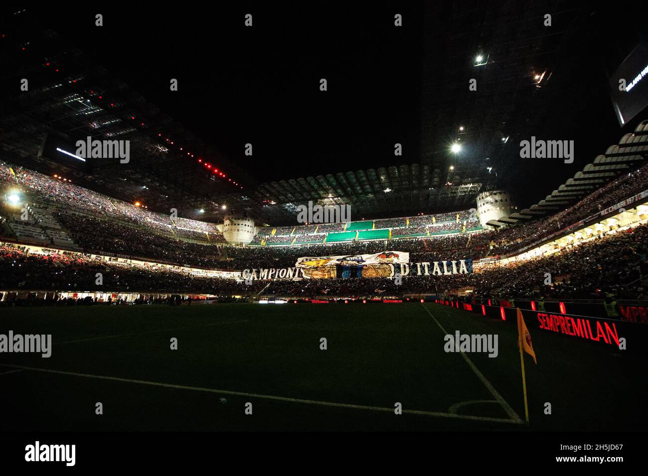 Panoramic view san siro stadium hi-res stock photography and images - Alamy