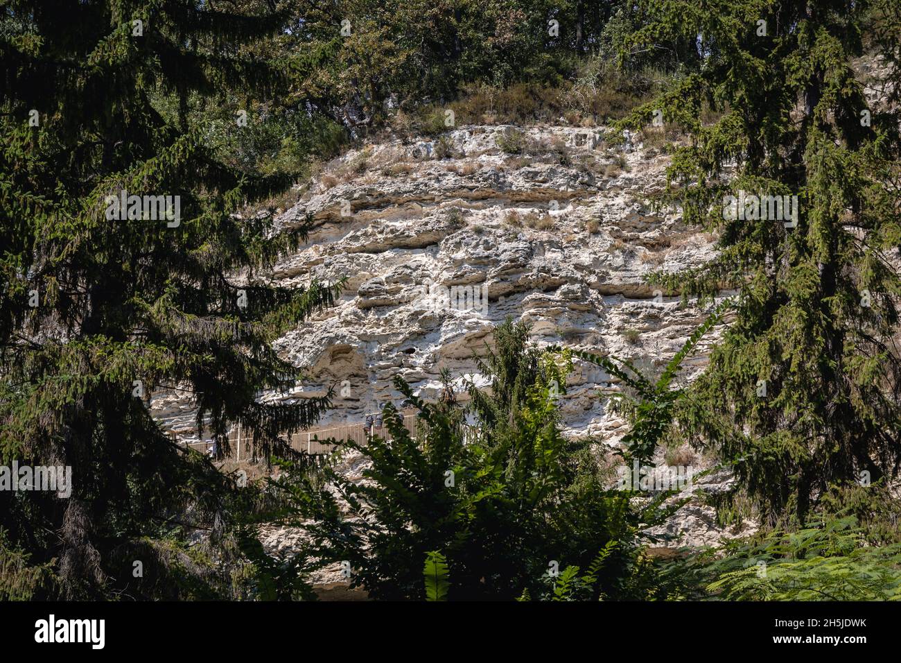 Aladzha cliff Monastery medieval Orthodox Christian cave monastery ...