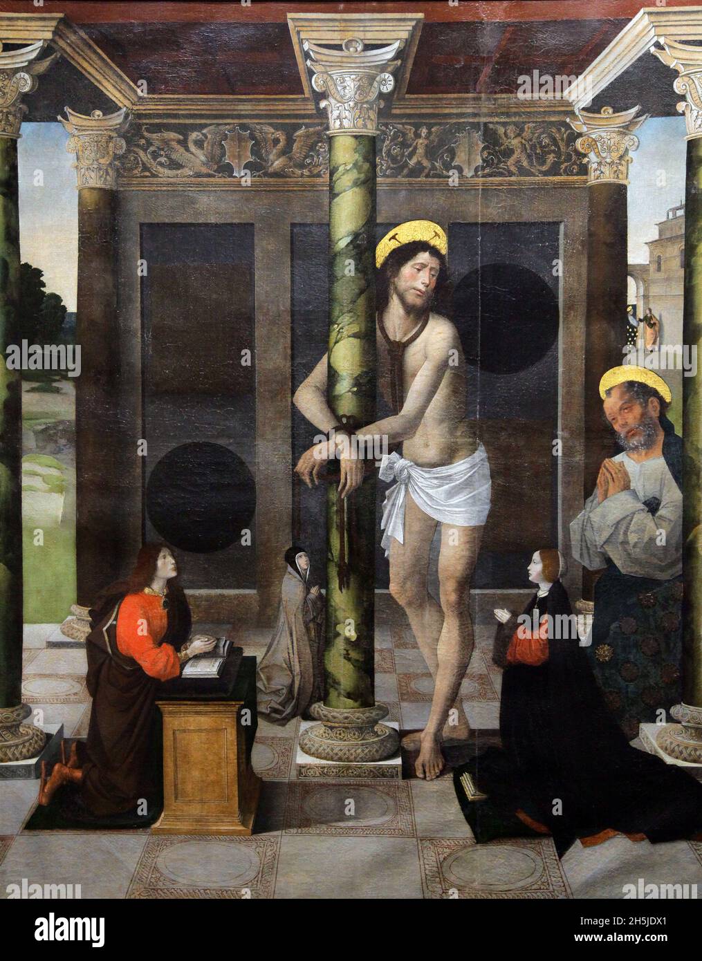 Cristo atado columna hi-res stock photography and images - Alamy