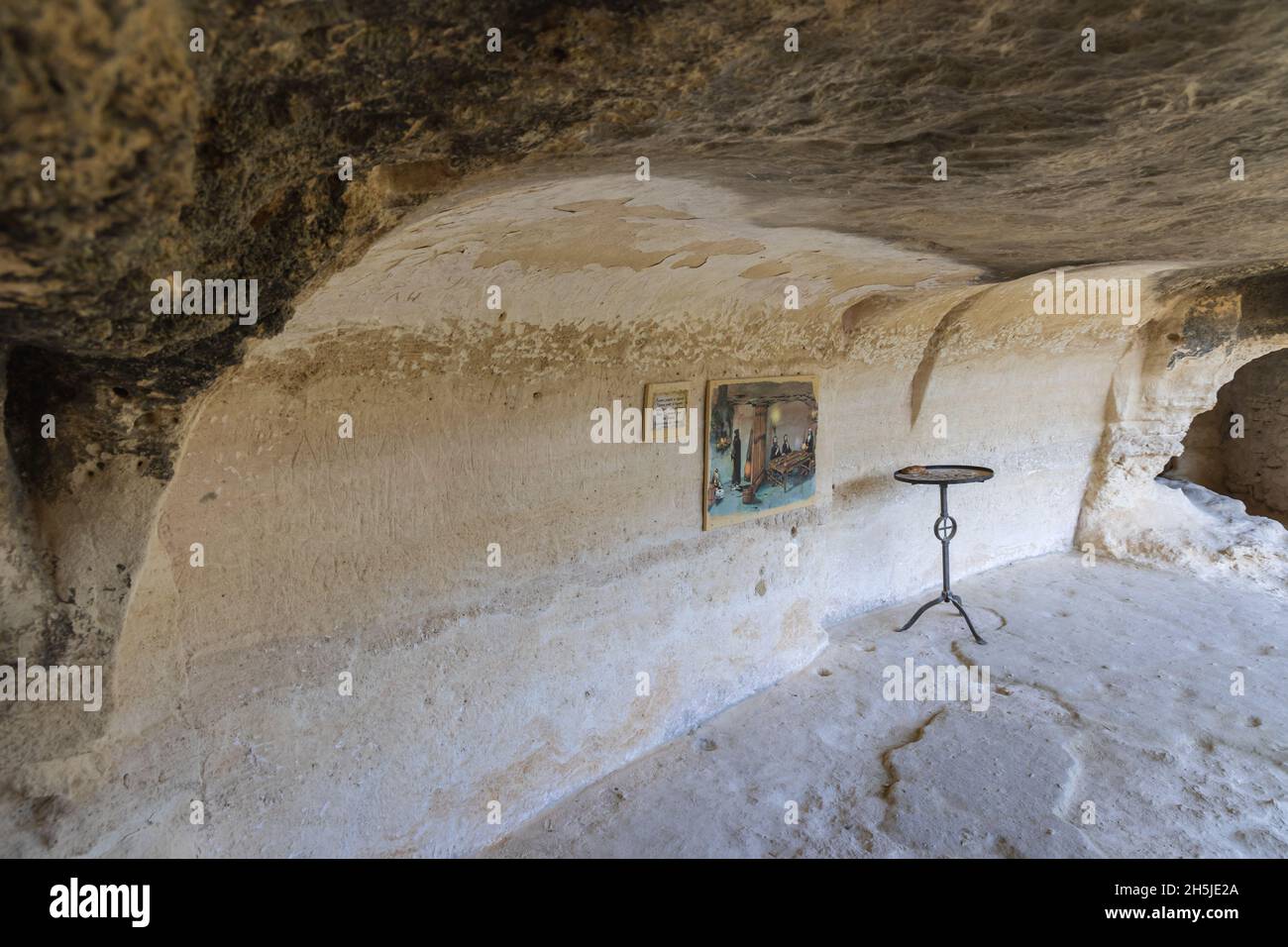 One of caves of Aladzha Monastery medieval Orthodox Christian cave ...