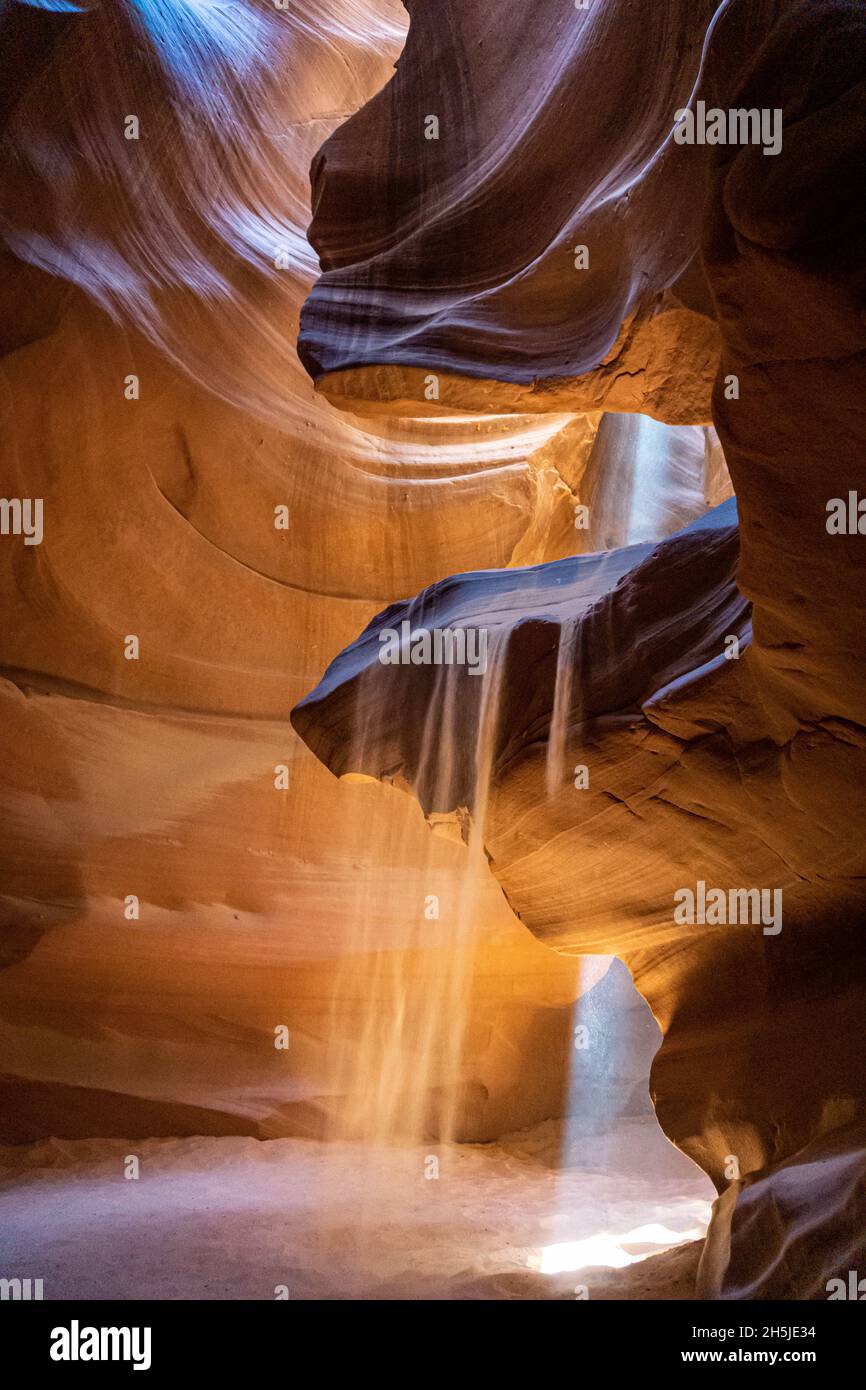 Inside a 75m deep canyon. All the rocks carved by running water into ...