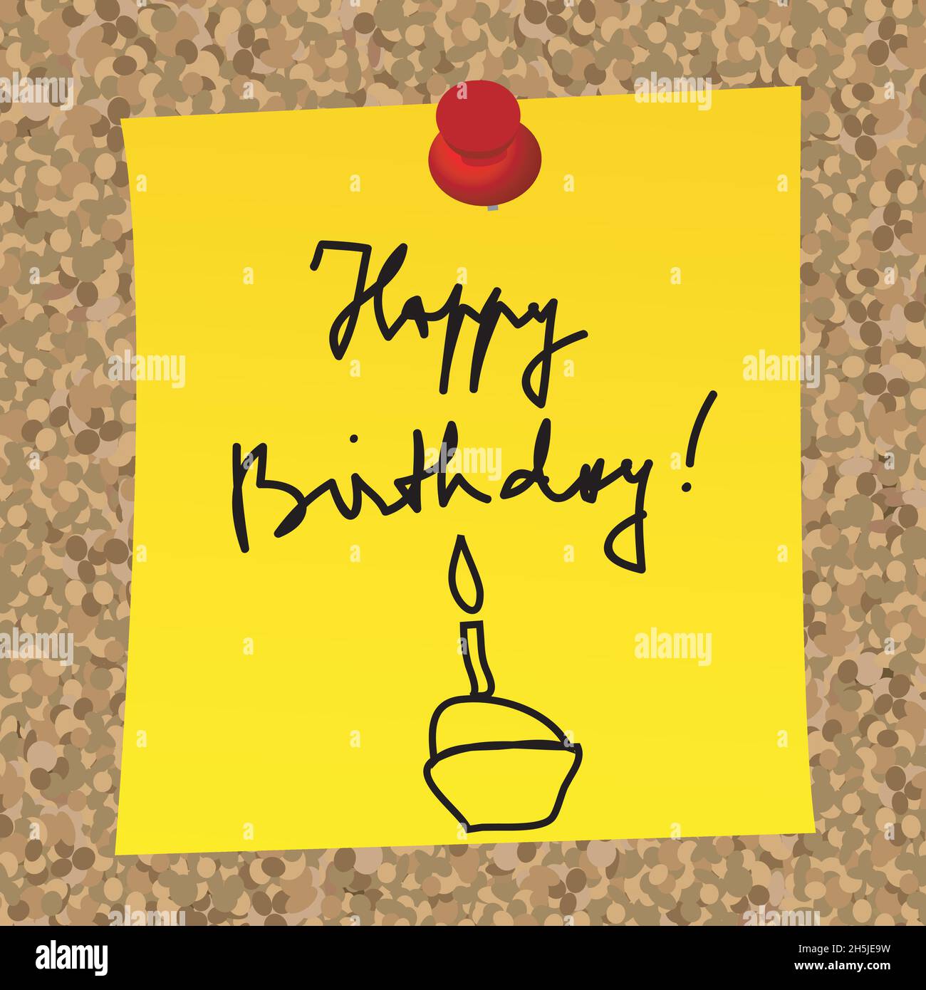 A message on a sticker Stock Vector Images - Alamy