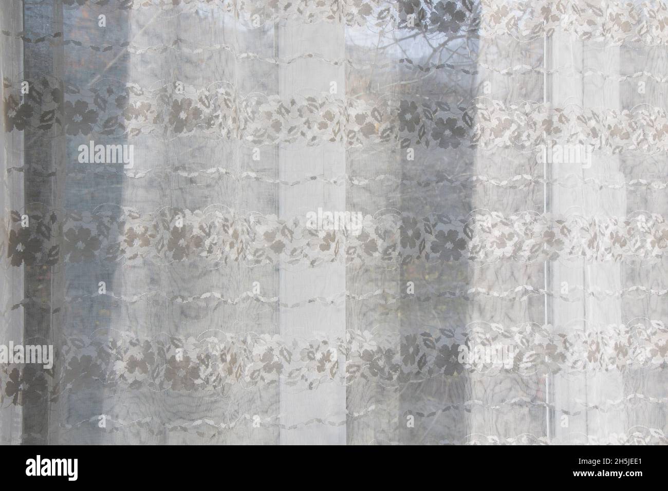 House window curtain background and texture Stock Photo - Alamy