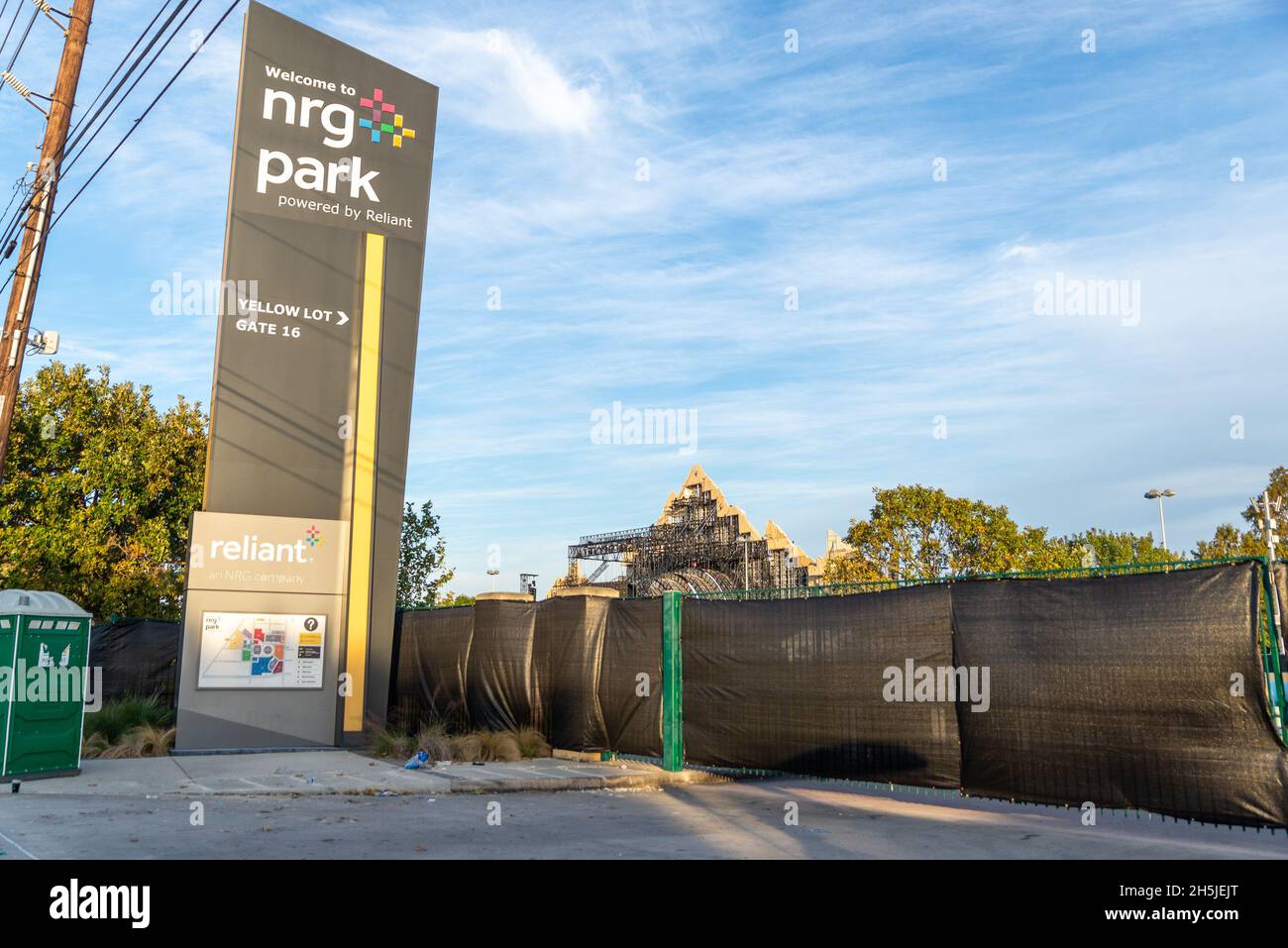 Houston, USA. 09th Nov, 2021. The 'Chills' stage where Travis Scott ...