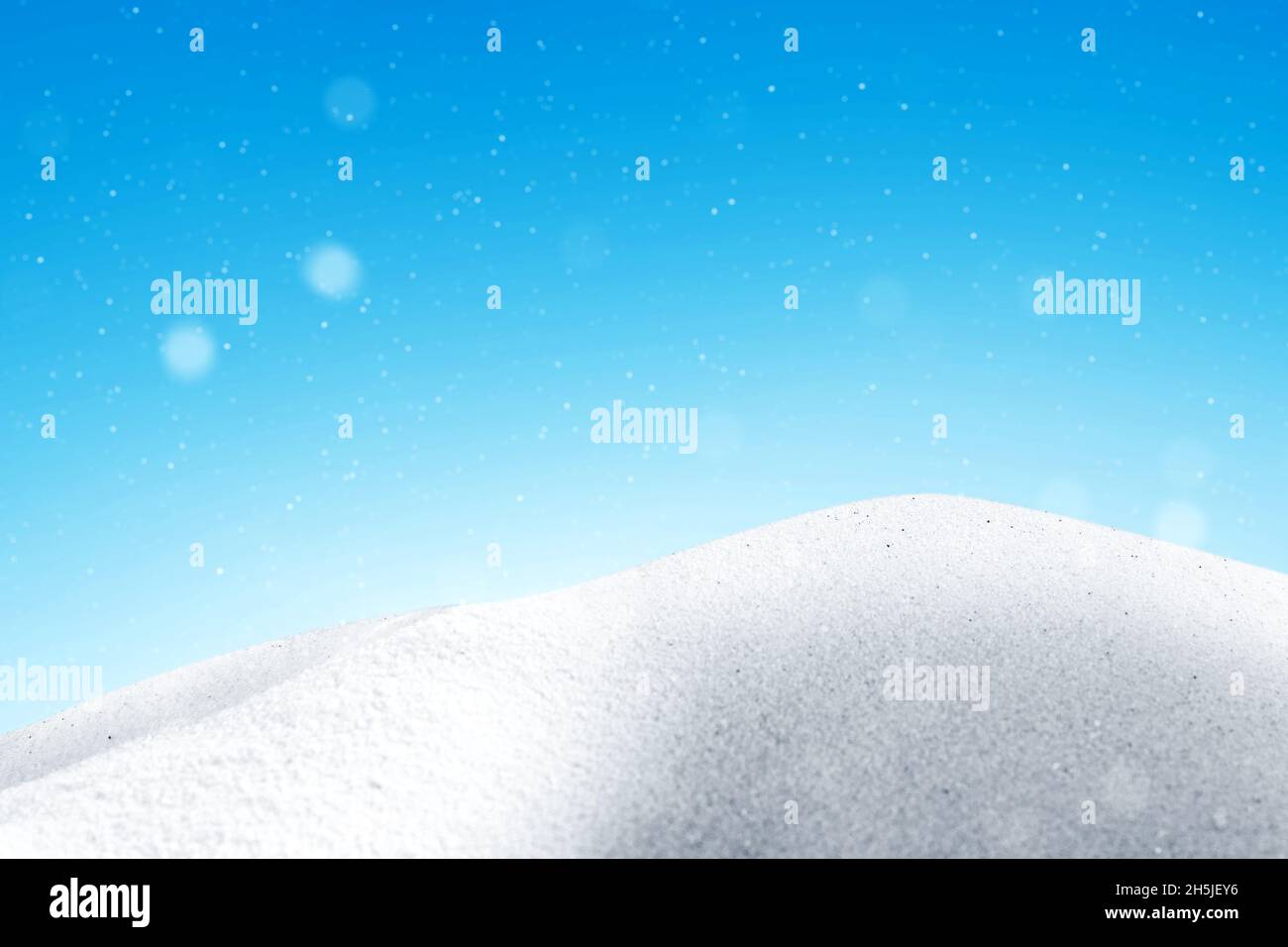 Snowfield with snowfall background Stock Photo - Alamy