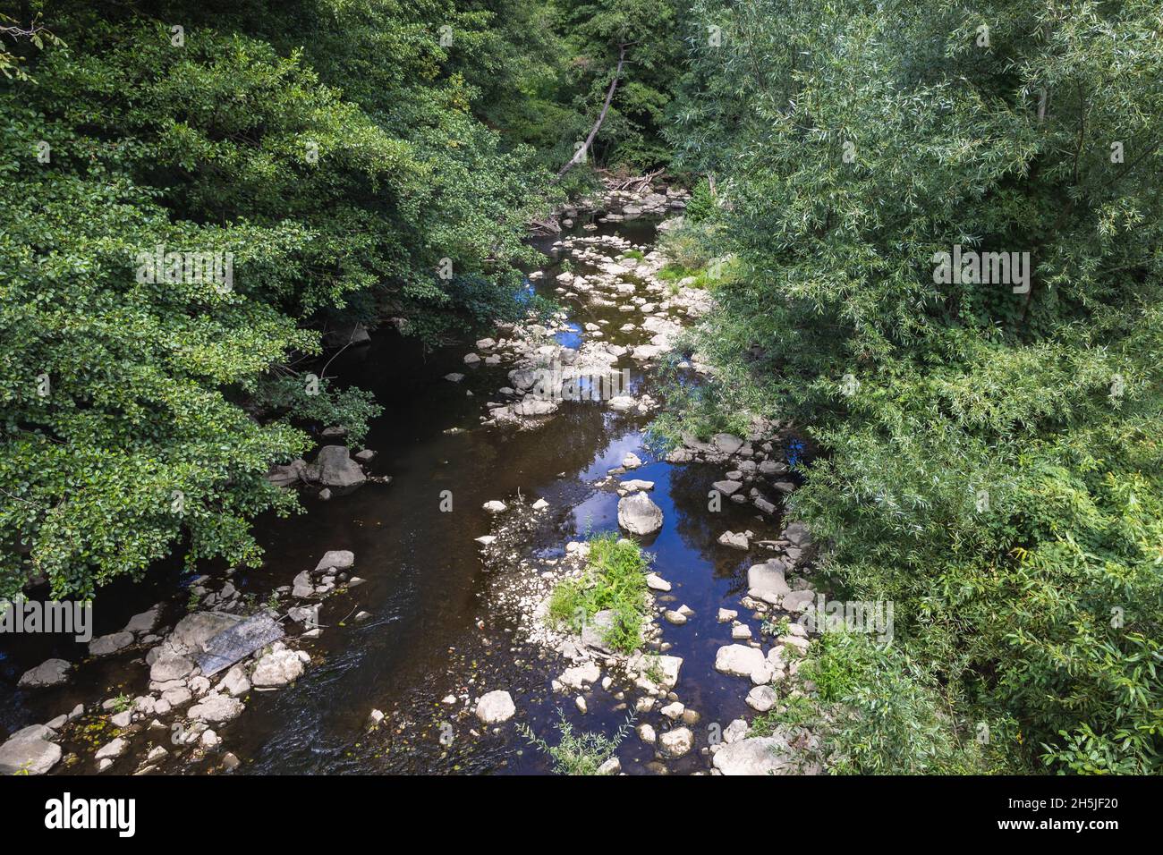 Dryanovo River near Bacho Kiro cave and Dryanovo Monastery in Bulgarka ...