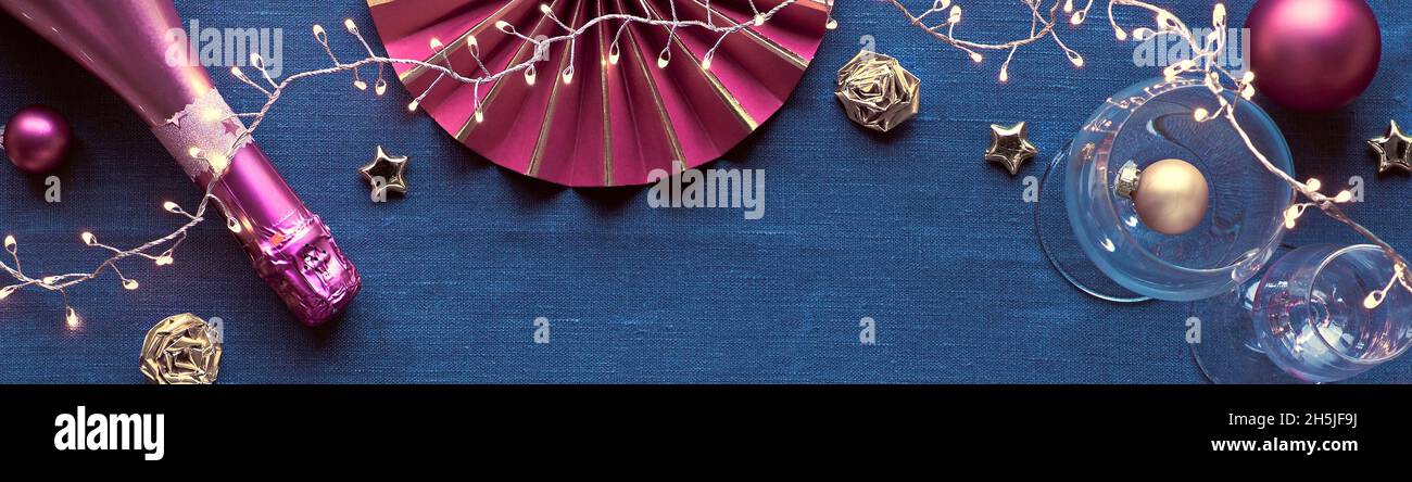 Text Frohe Weihnachten means Merry Christmas in German. Christmas table ...