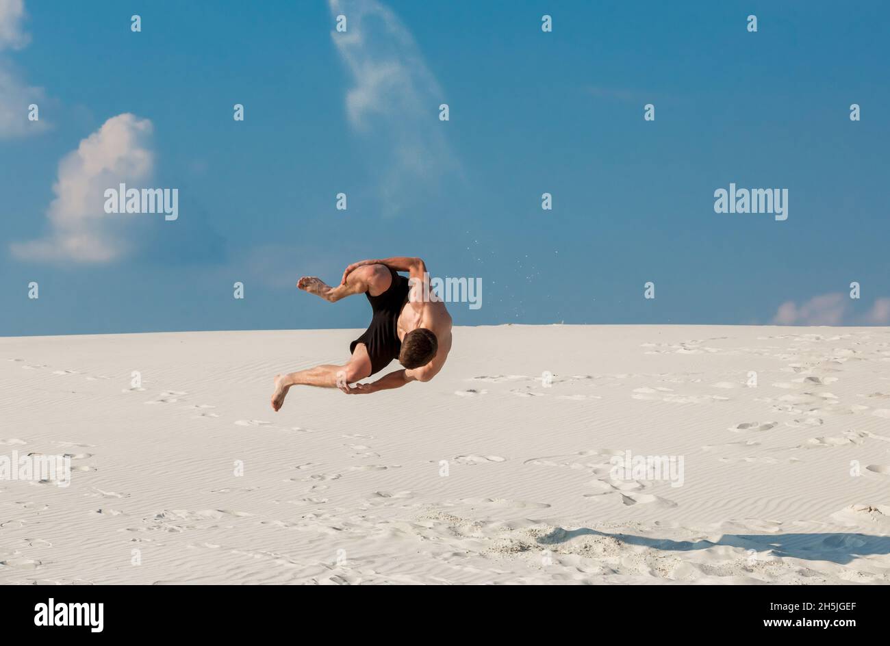 Man Doing Back Flip On High Resolution Stock Photography and Images - Alamy