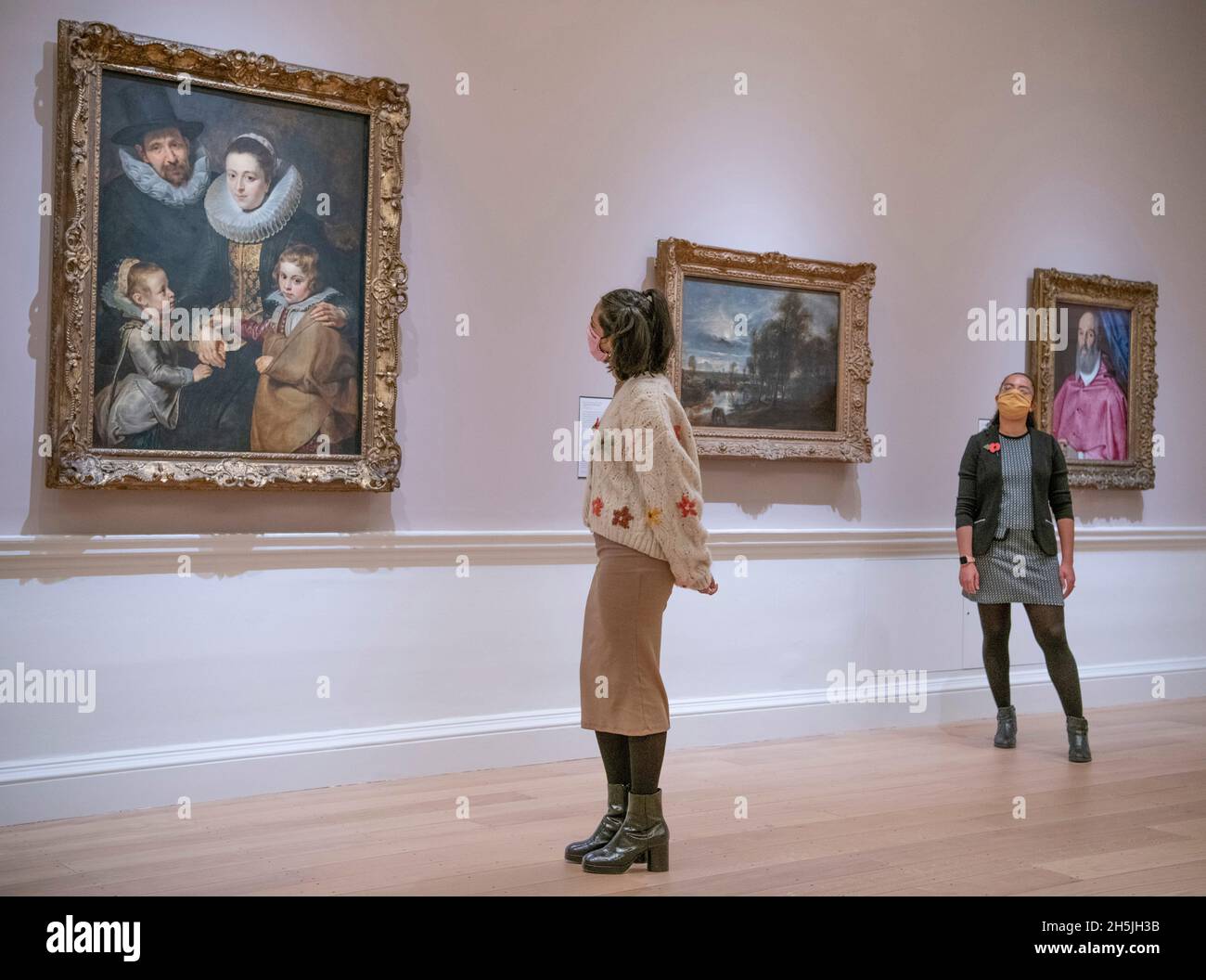 The Courtauld Gallery, Somerset House, London, UK. 10 November 2021 ...