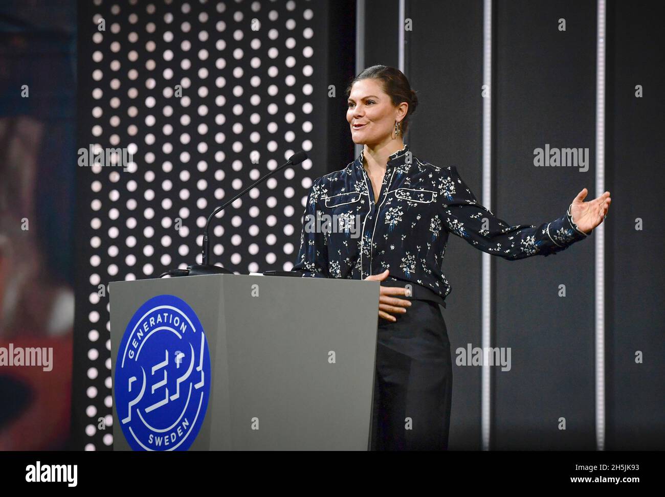 Crown Princess Victoria speeking at Generation Pep's "Pep Forum" at ...