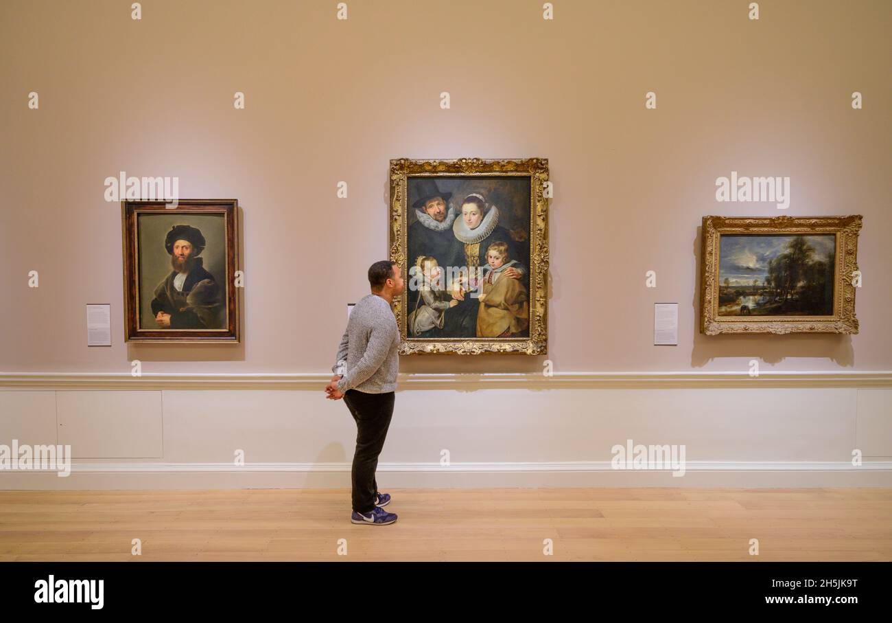 The Courtauld Gallery, Somerset House, London, UK. 10 November 2021 ...