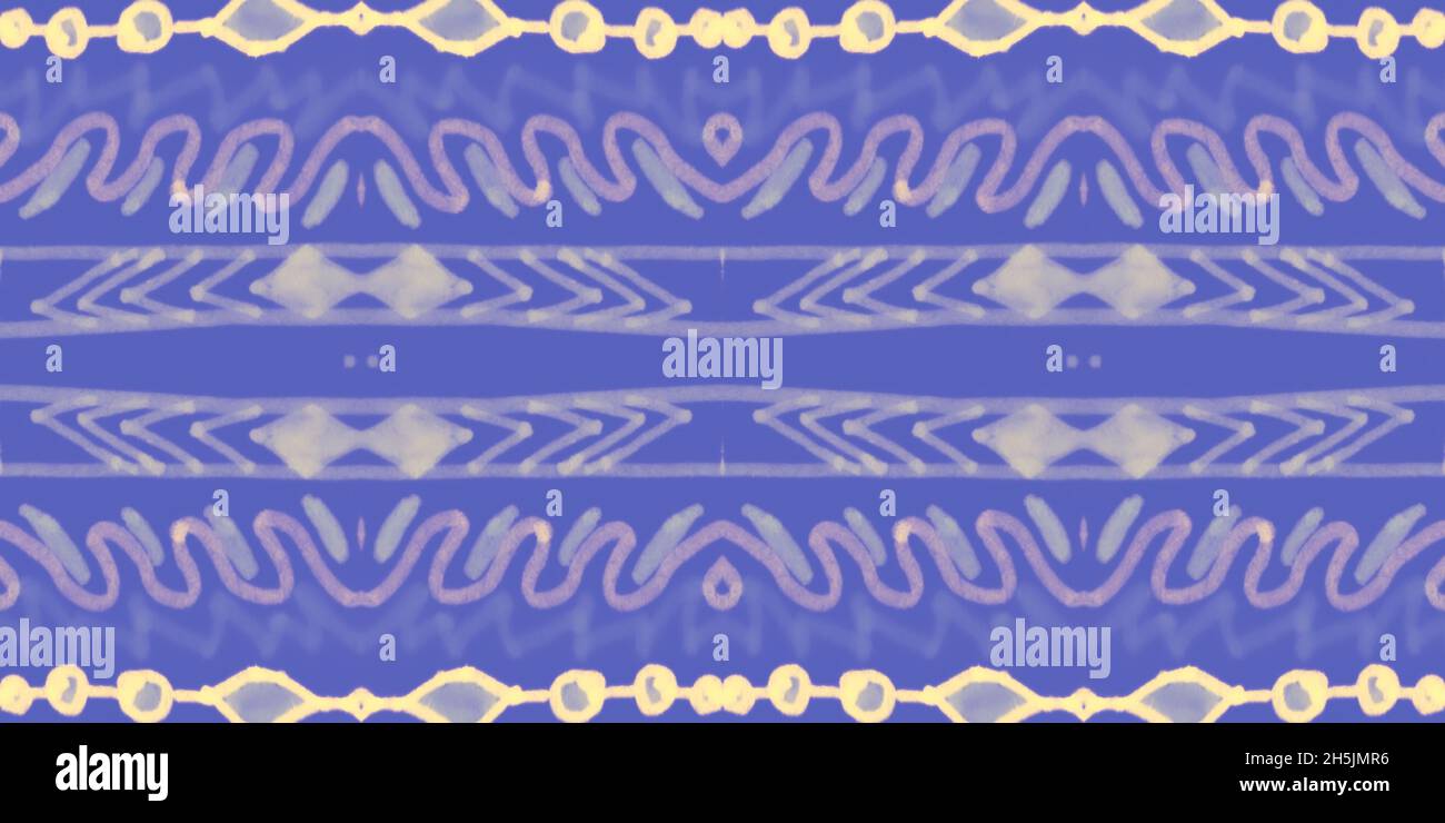 Grunge tribal ribbon. Hand drawn african design for fabric Stock Photo ...