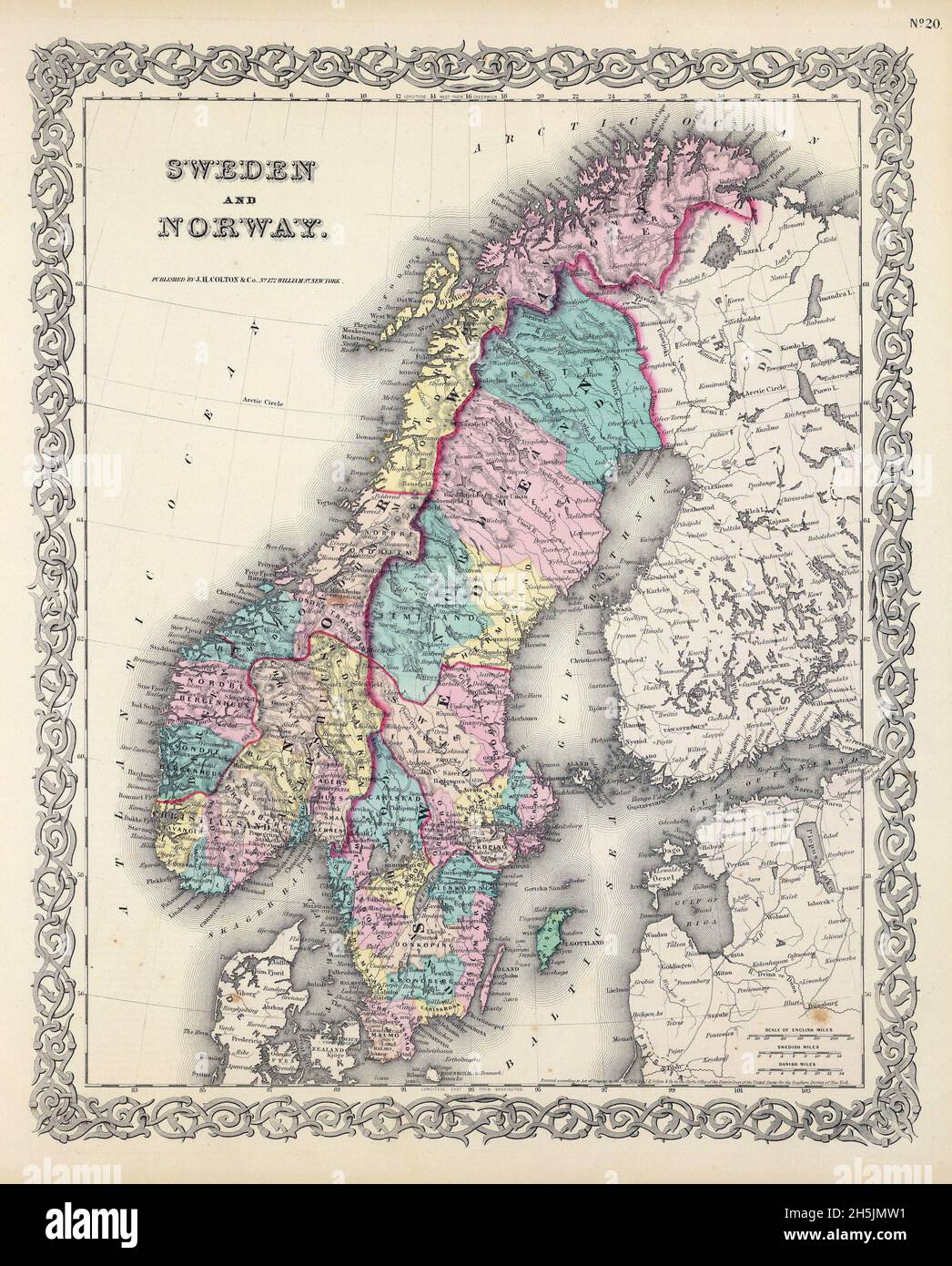 Norway and sweden map hi-res stock photography and images - Alamy