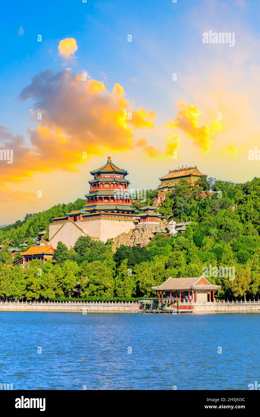 Beijing garden sunrise hi-res stock photography and images - Alamy