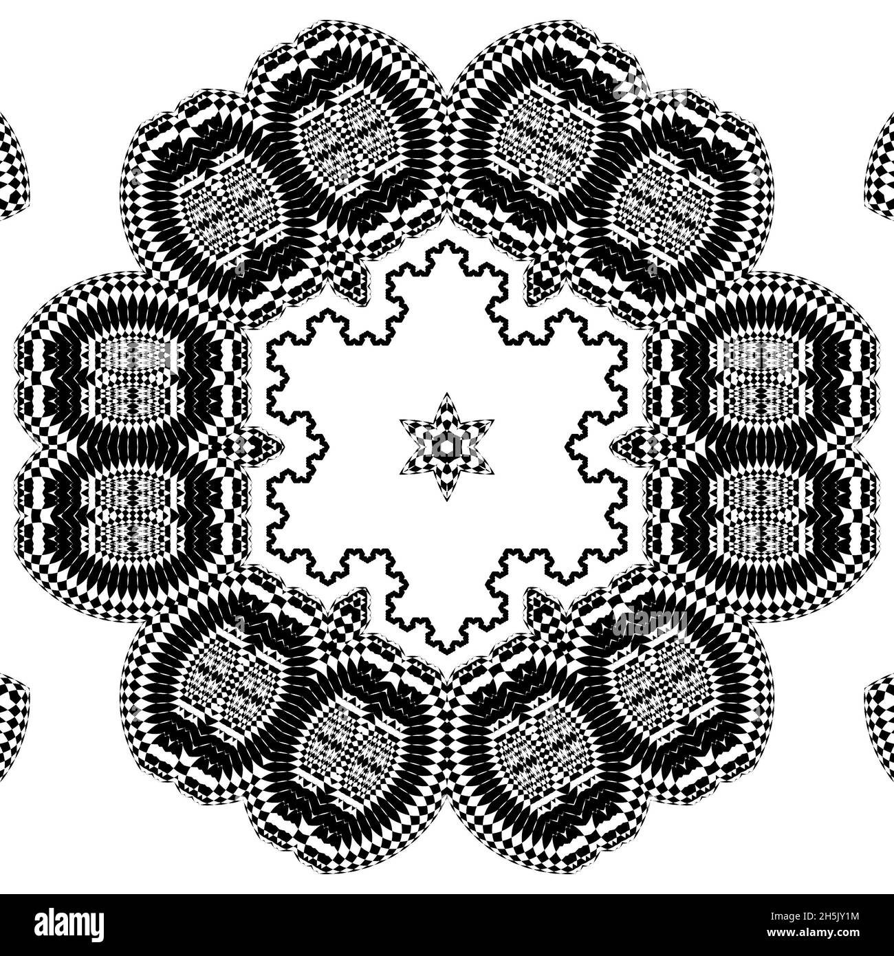 Abstract Computer generated Fractal design. A fractal is a never-ending ...