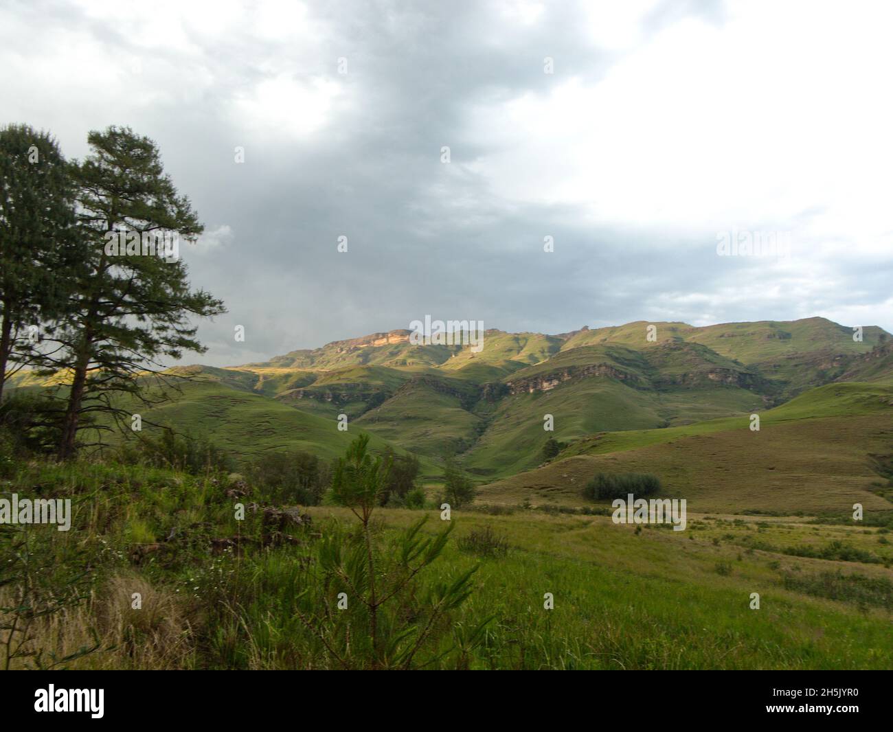 Sani Pass Landscape Stock Photo - Alamy