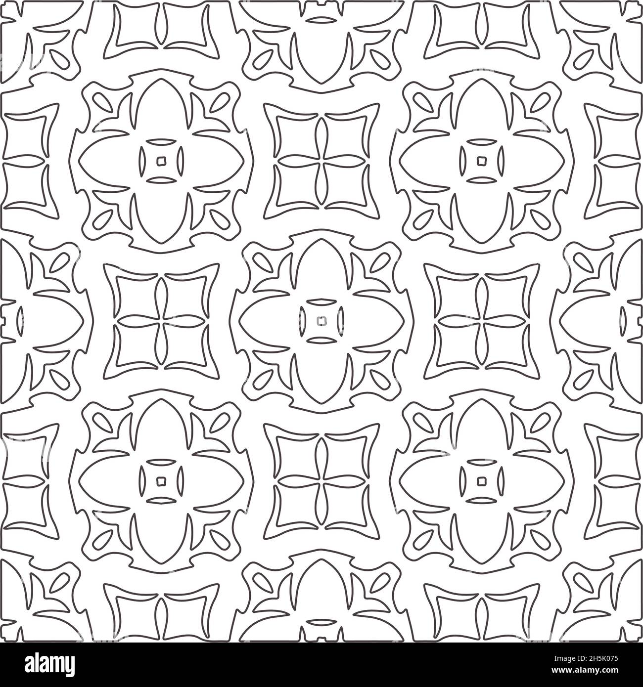 Repeating geometric tiles from striped elements.Modern geometric ...