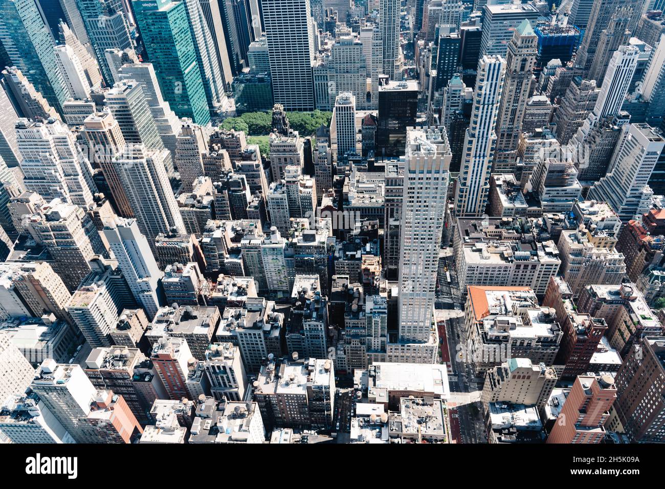 High top view of city buildings in New York Stock Photo - Alamy