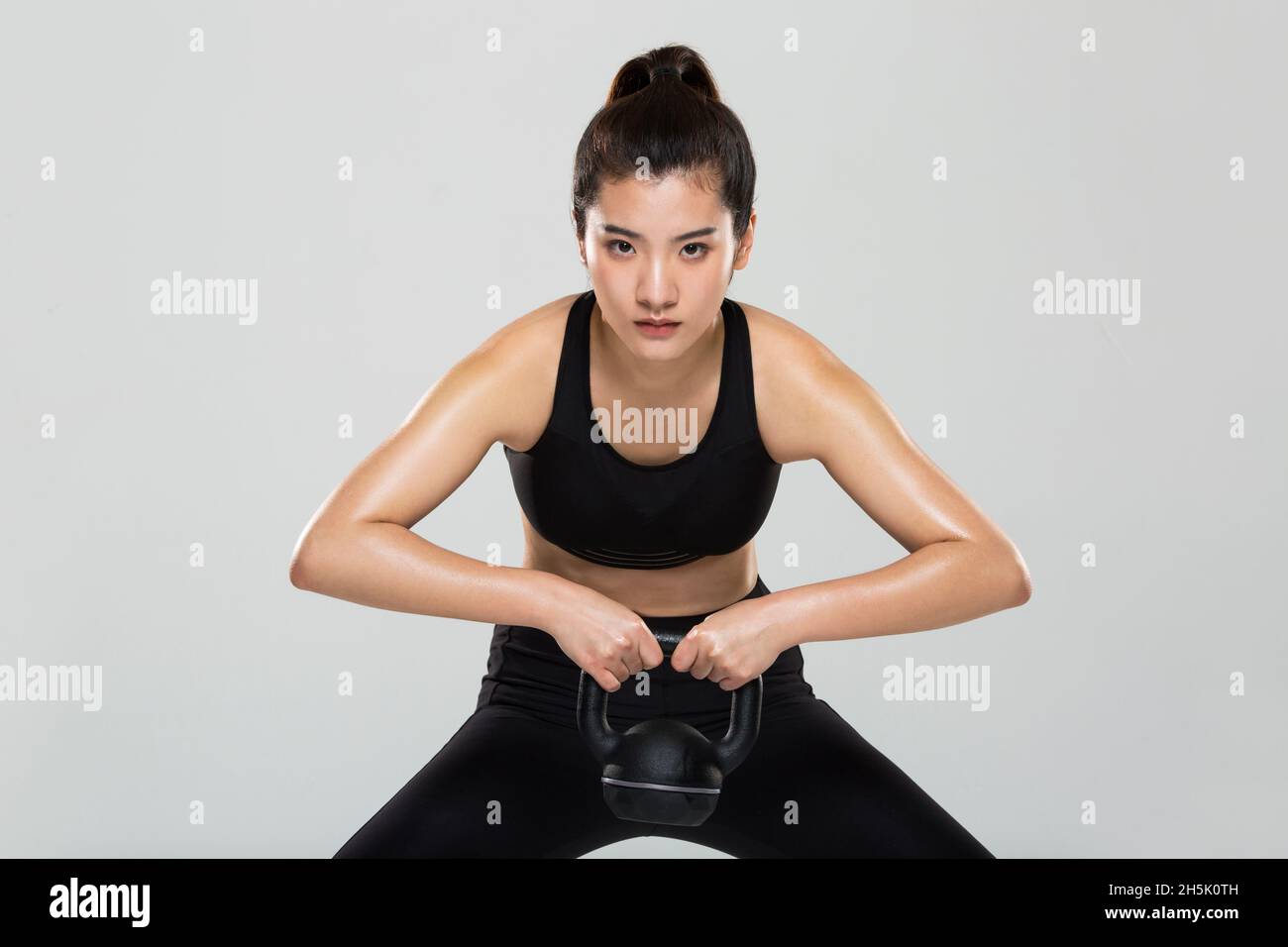 Heavy woman standing cut out hi-res stock photography and images - Alamy