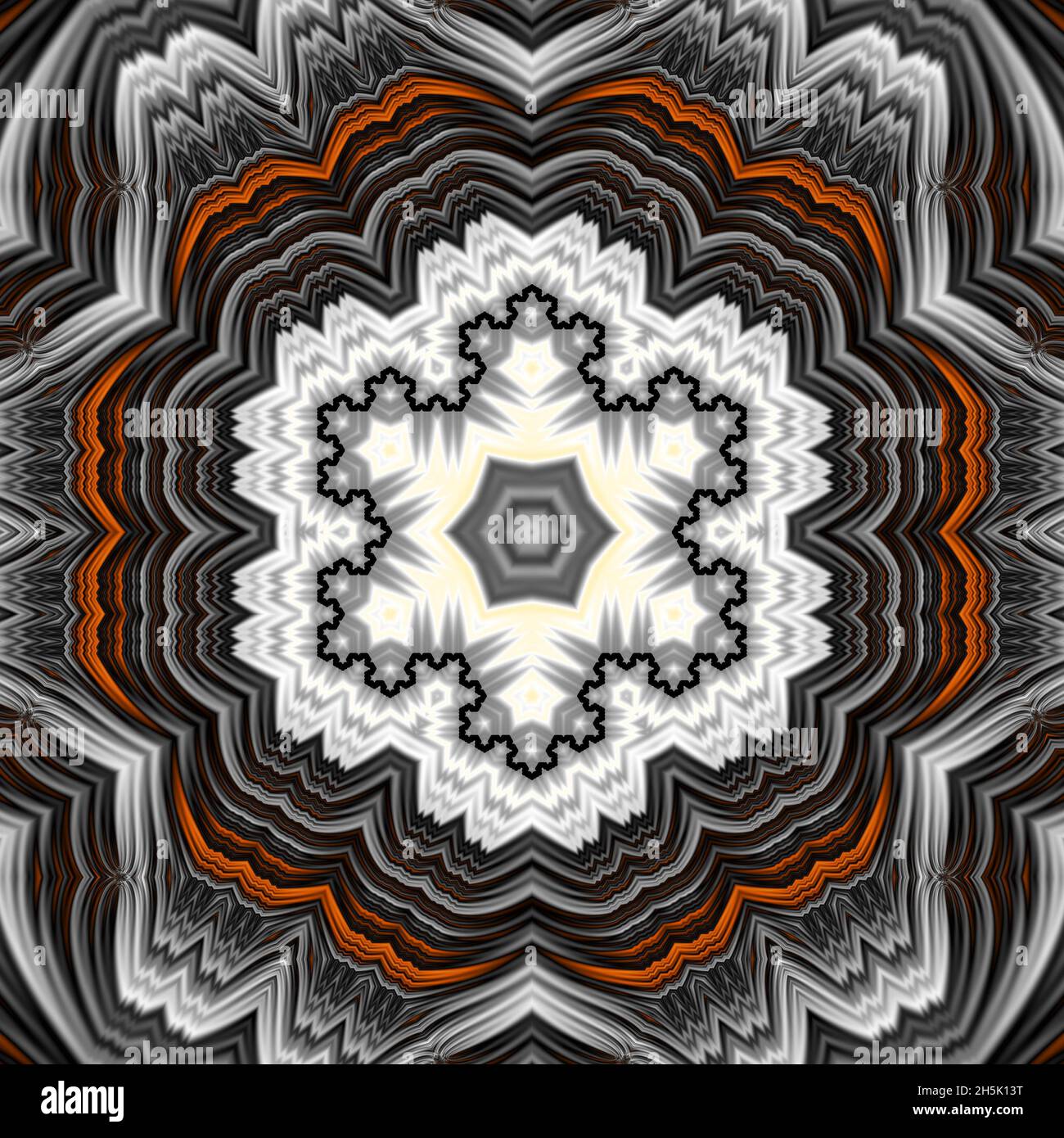 Abstract Computer generated Fractal design. A fractal is a never-ending ...