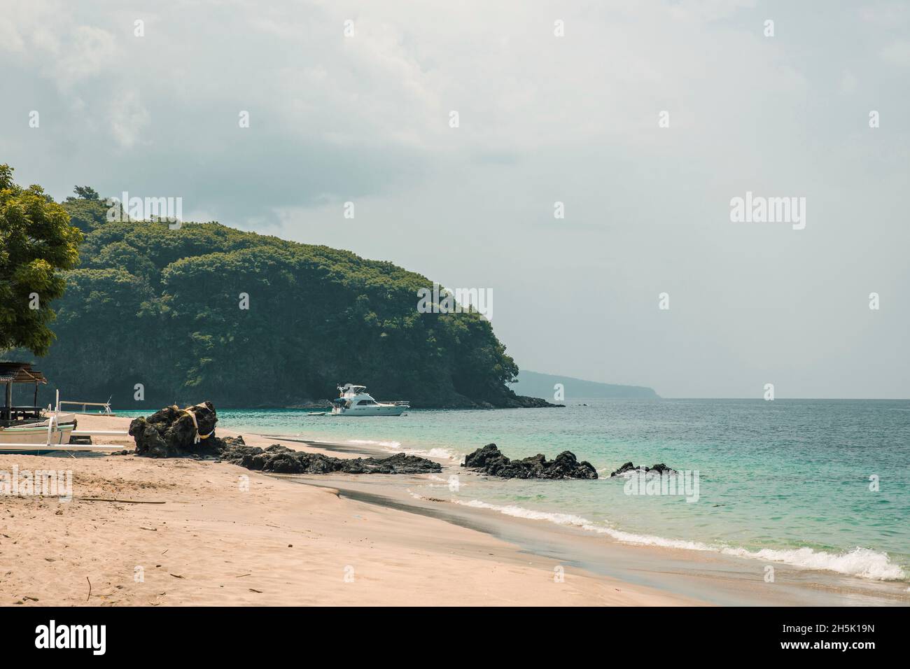 Boating from a resort on Virgin Beach; Bali, Indonesia Stock Photo - Alamy