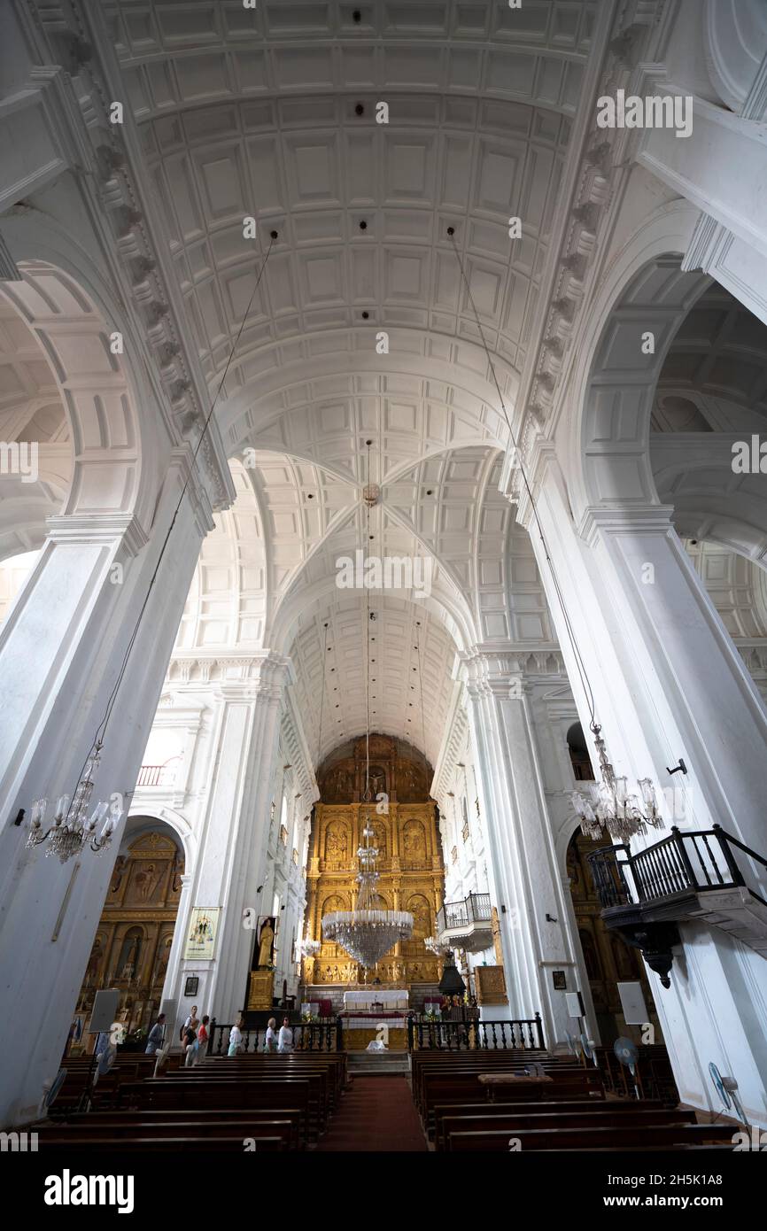 Se Cathedral (Sé Catedral de Santa CatarinaI), Old Goa, India Stock ...