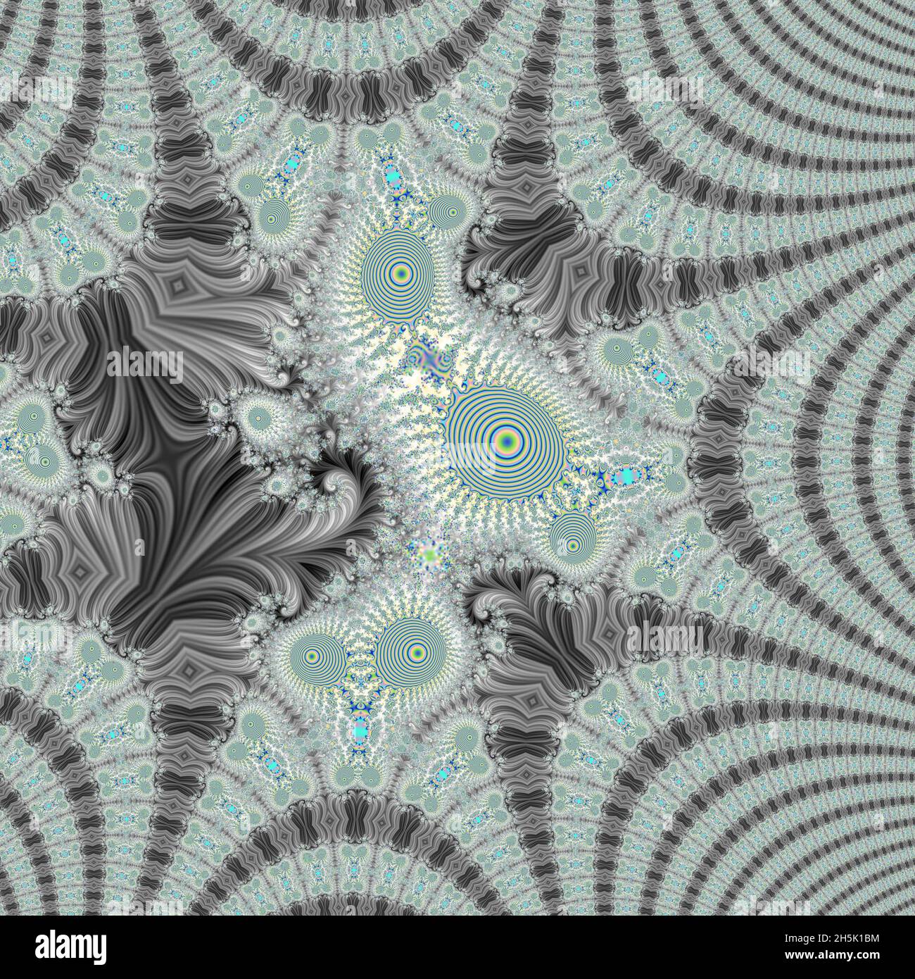 Abstract Computer generated Fractal design. A fractal is a never-ending ...