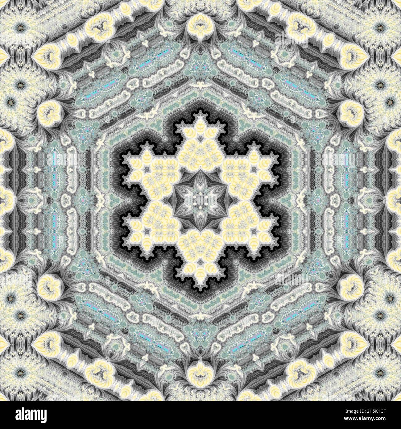 Abstract Computer generated Fractal design. A fractal is a never-ending ...