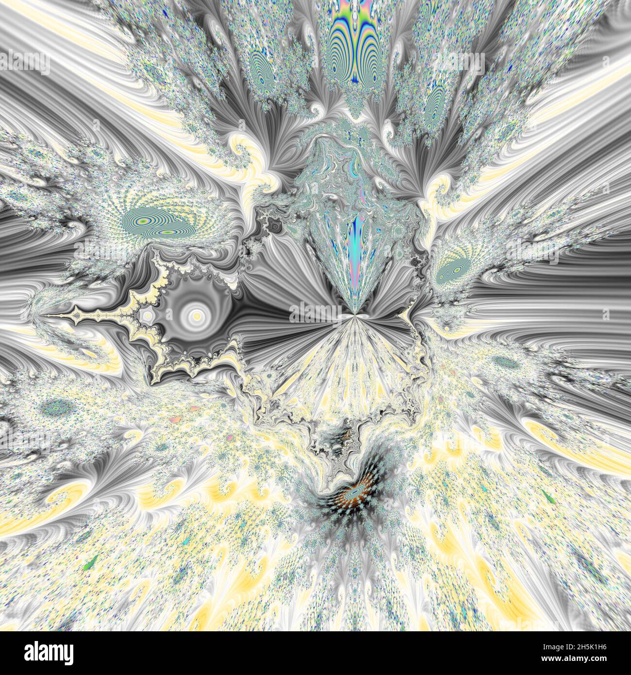 Abstract Computer generated Fractal design. A fractal is a never-ending ...