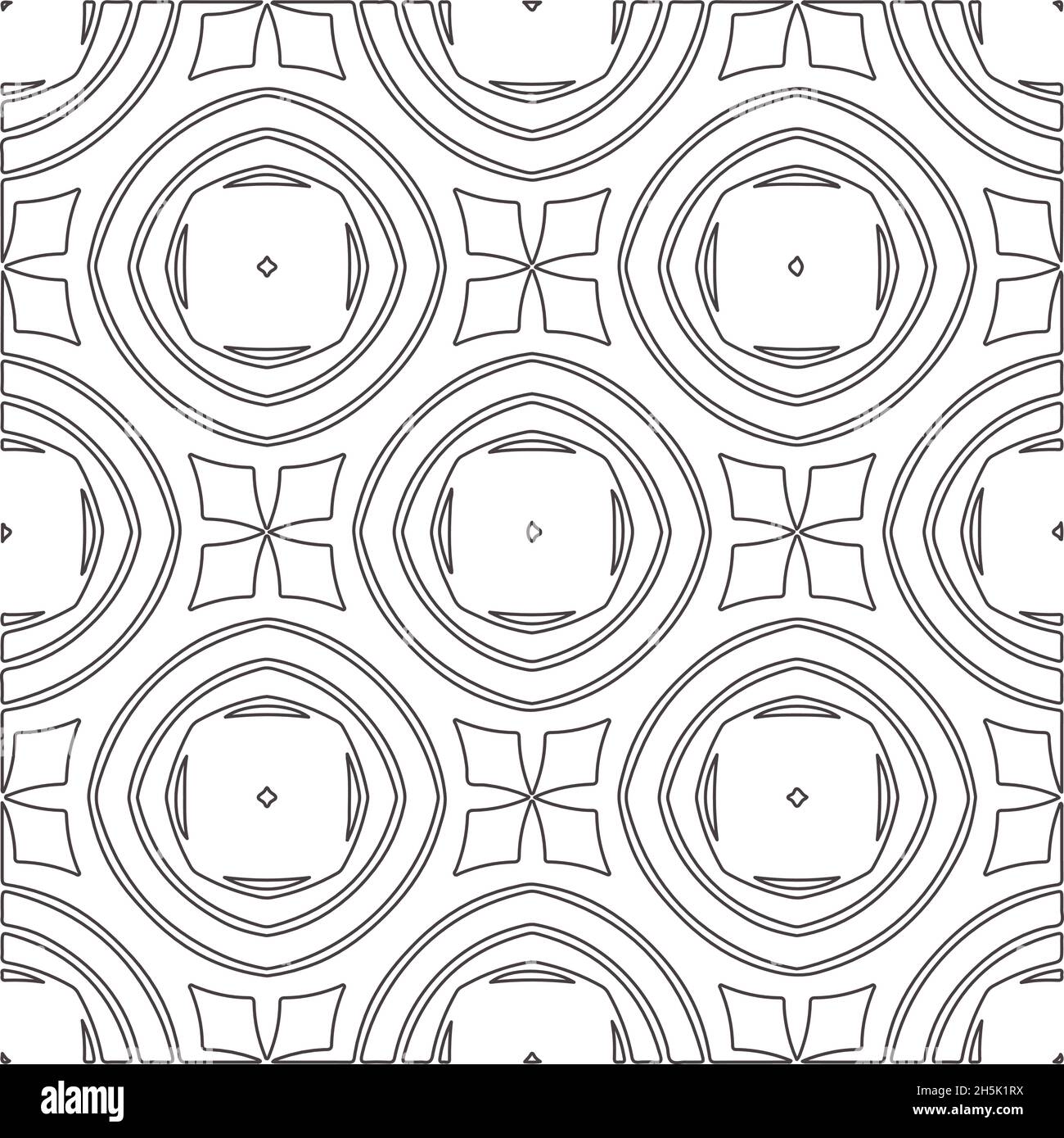 Repeating geometric tiles from striped elements.Modern geometric ...
