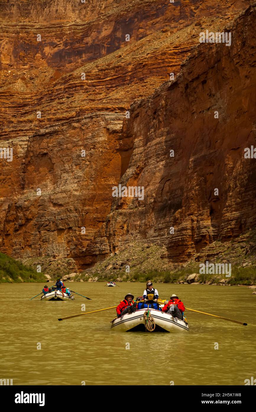 Rafting the Colorado River, Marble Canyon, Grand Canyon National Park ...