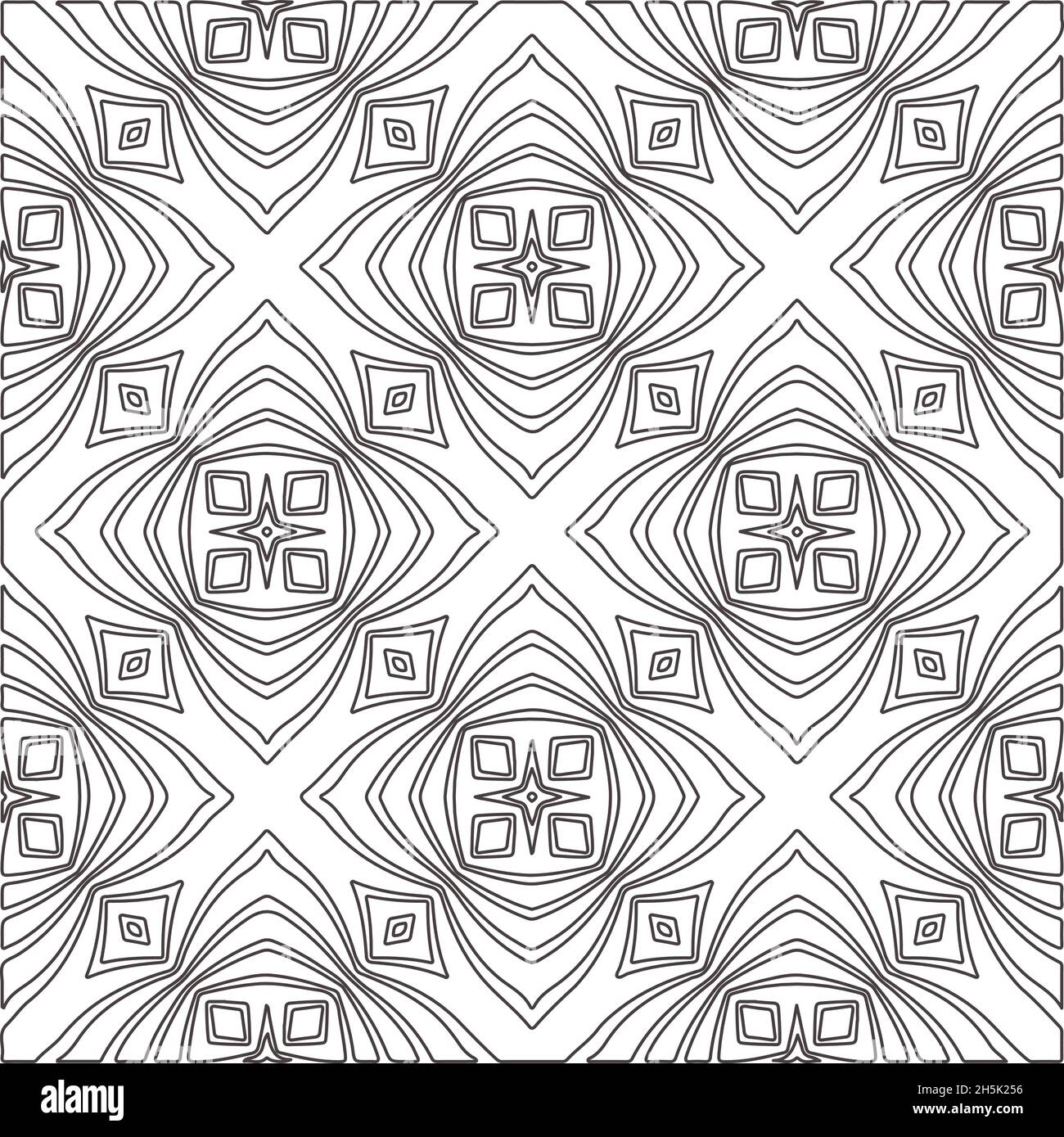Repeating geometric tiles from striped elements.Modern geometric ...