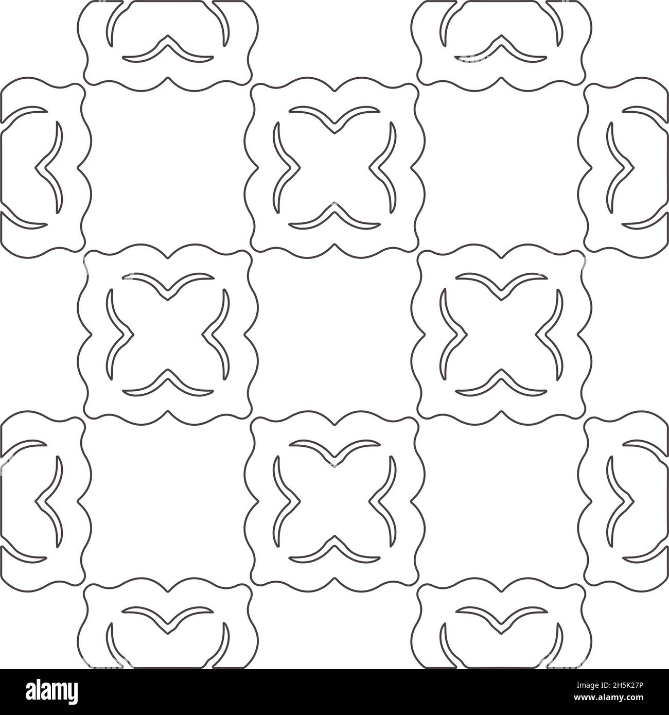 Repeating geometric tiles from striped elements.Modern geometric ...