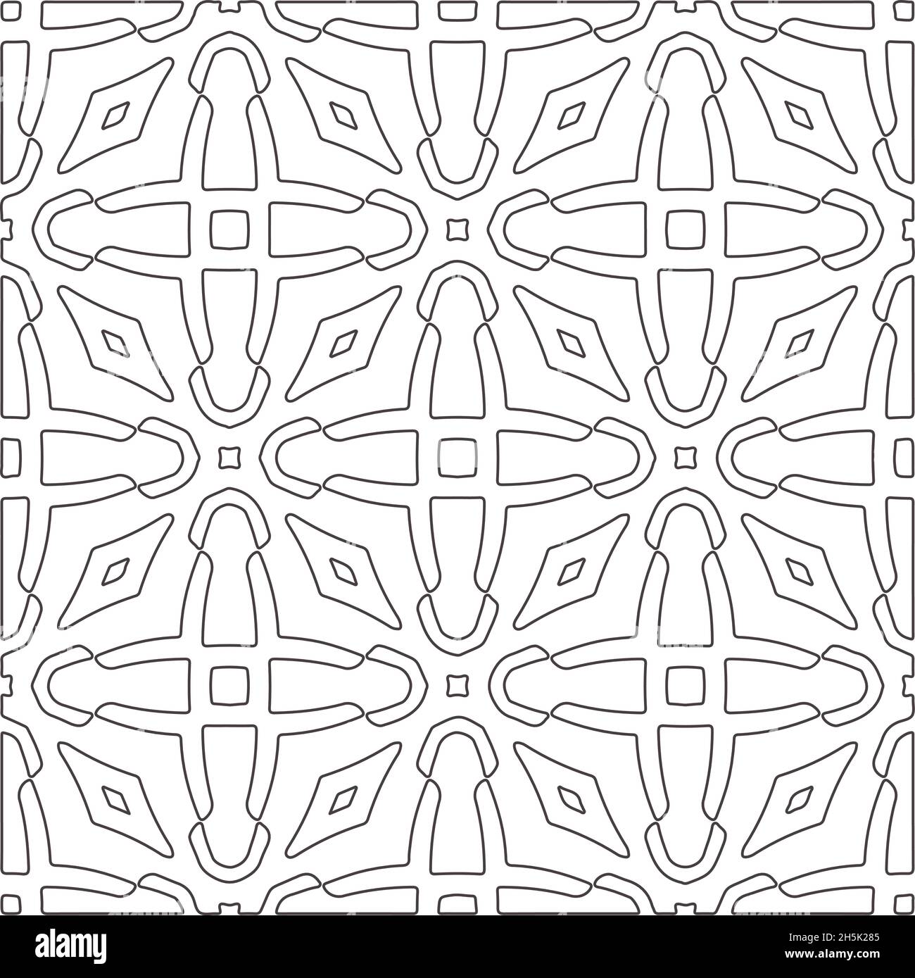 Repeating geometric tiles from striped elements.Modern geometric ...