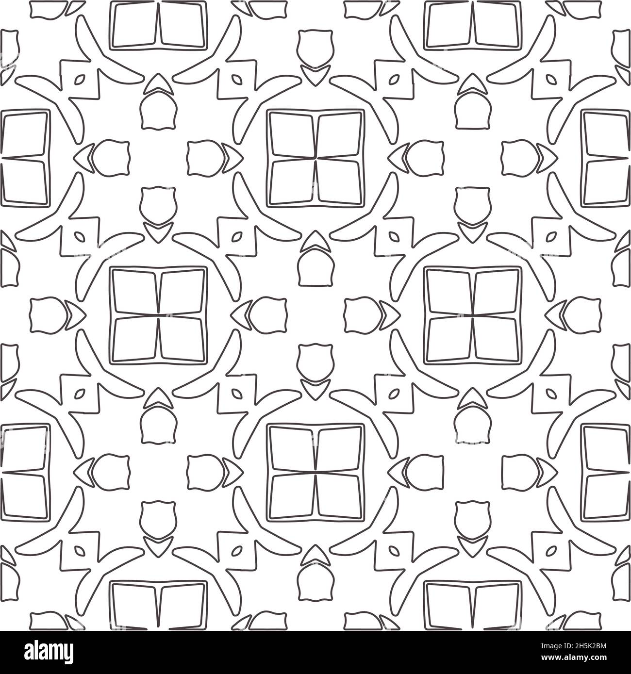 Repeating geometric tiles from striped elements.Modern geometric ...