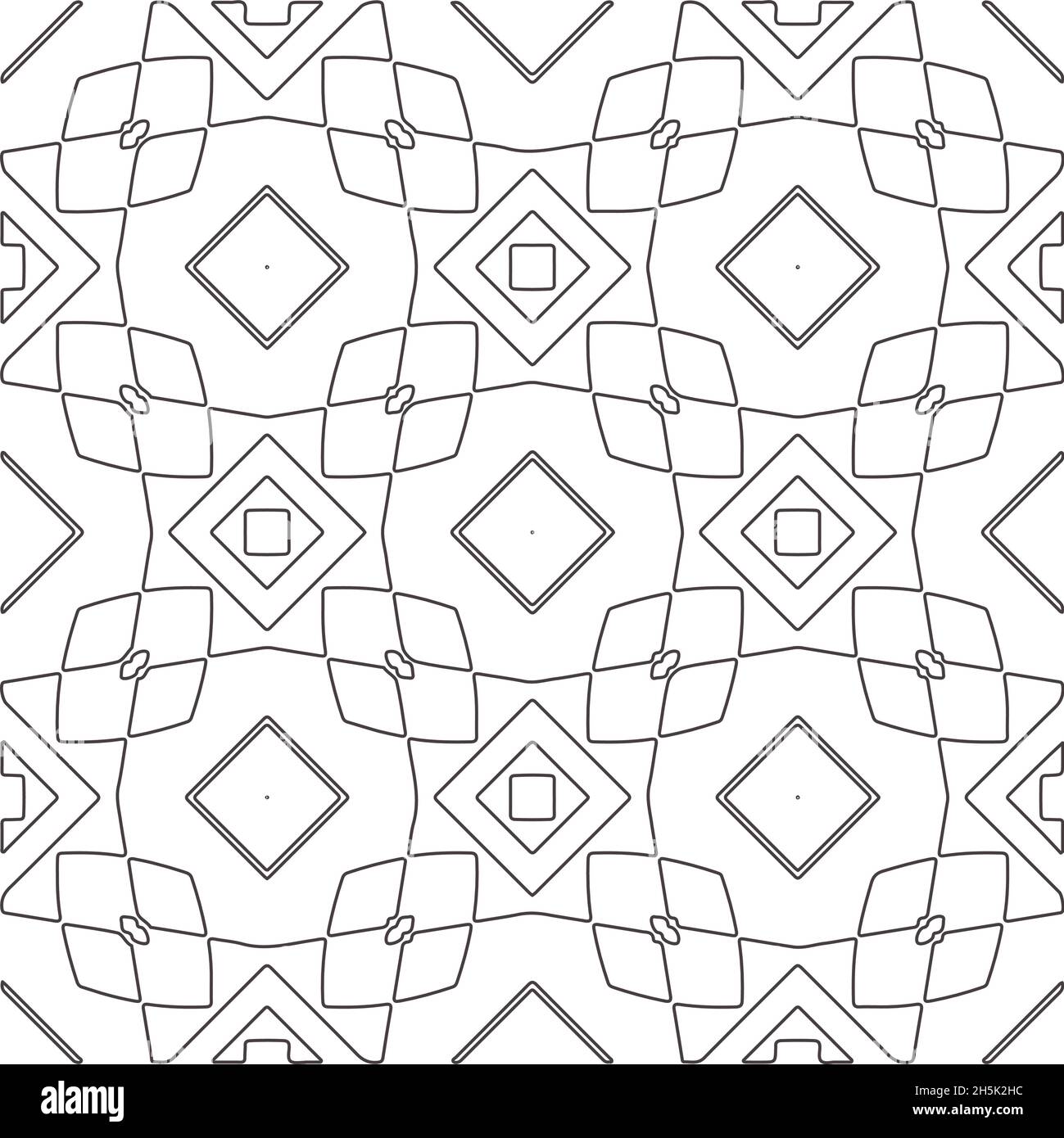 Repeating geometric tiles from striped elements.Modern geometric ...