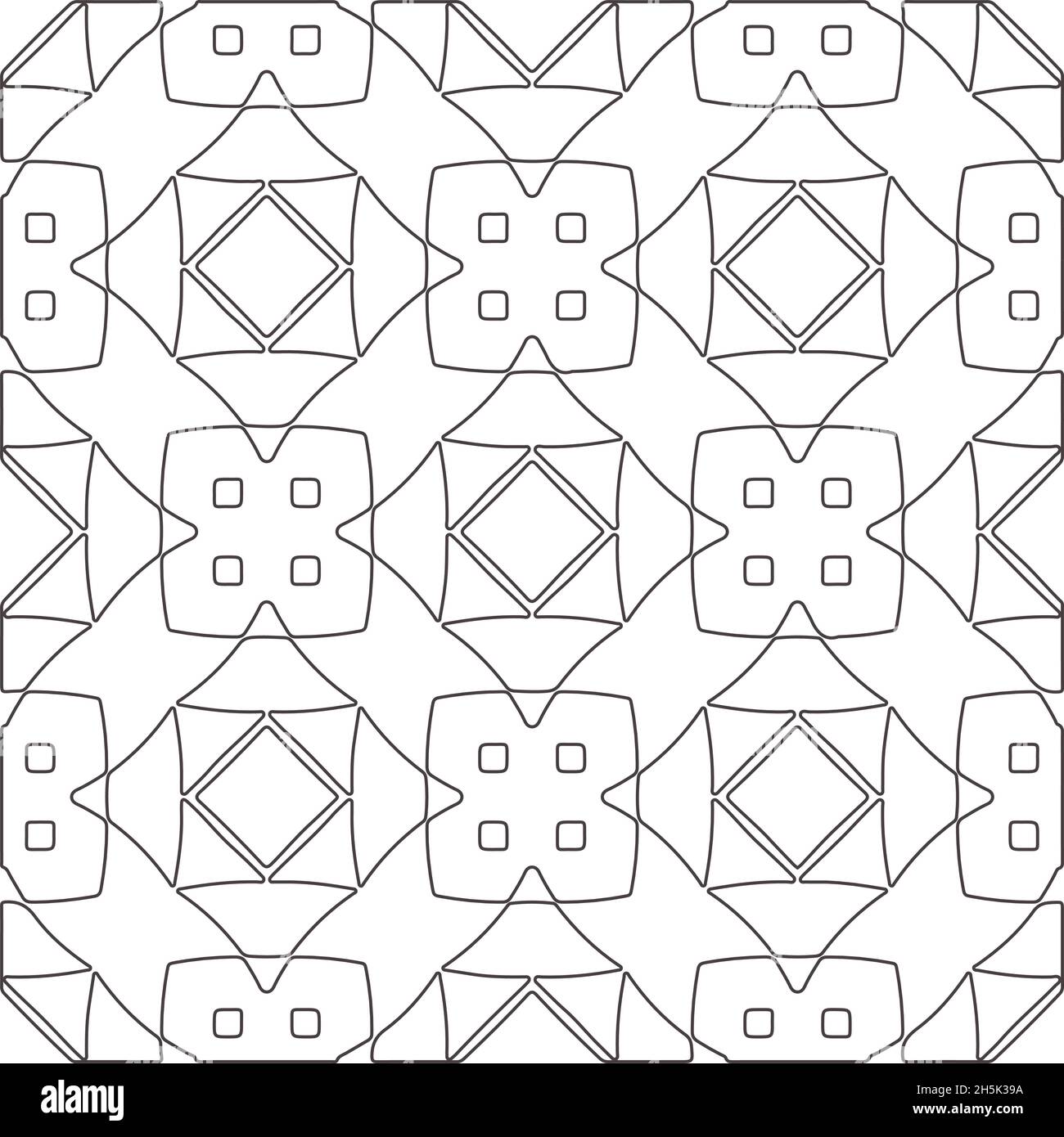 Repeating geometric tiles from striped elements.Modern geometric ...