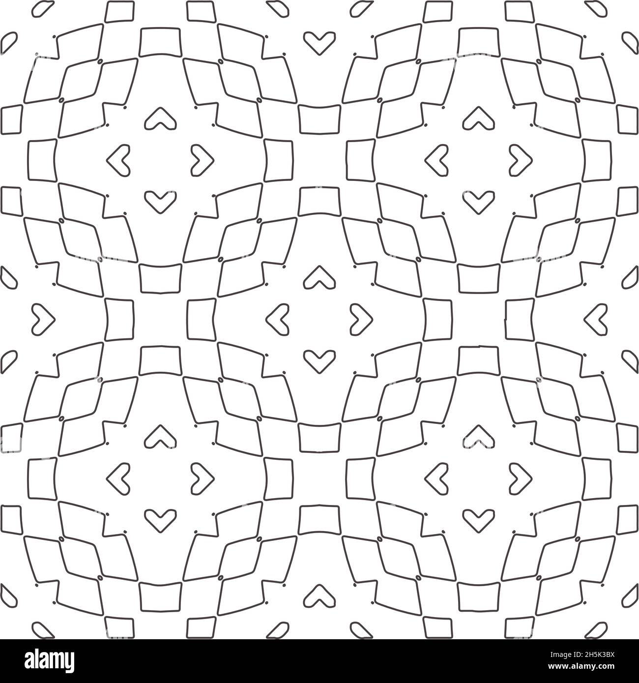 Repeating geometric tiles from striped elements.Modern geometric ...