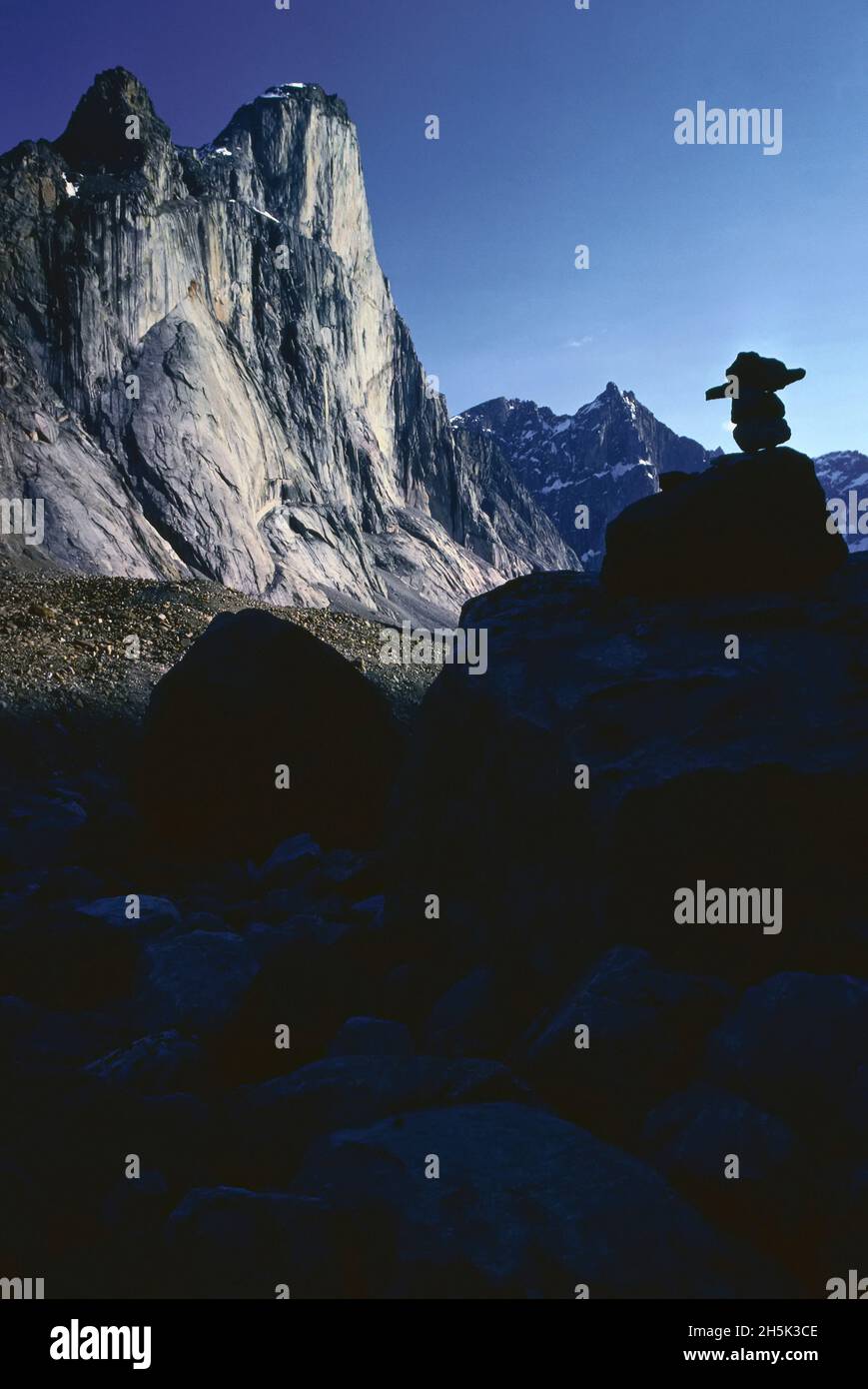 Auyuittuq National Park, Mt. Thor, Baffin Island, Northwest Territories ...