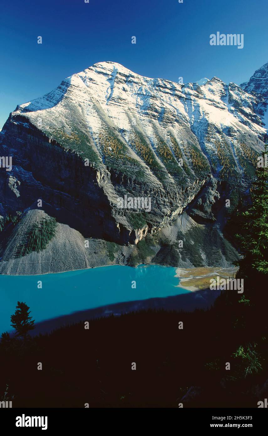 Mt. Fairview And Lake Louise, Banff National Park, Alberta, Canada ...