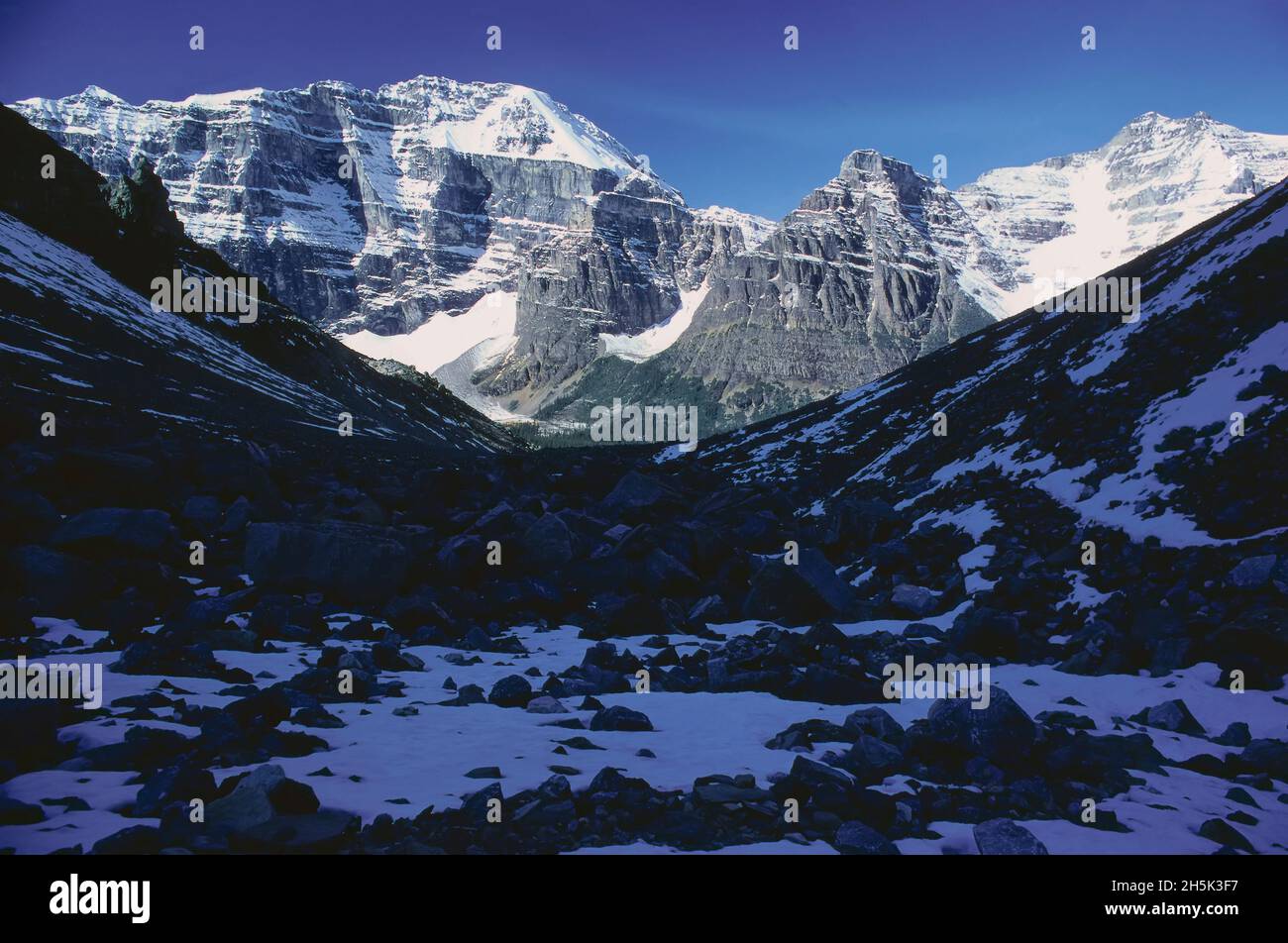 Mt. Lefroy From Sentinel Pass, Banff National Park, Alberta, Canada ...