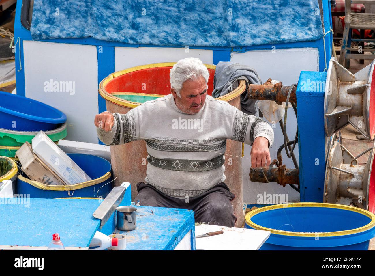 Old fisherman and young fisherman hi-res stock photography and images ...