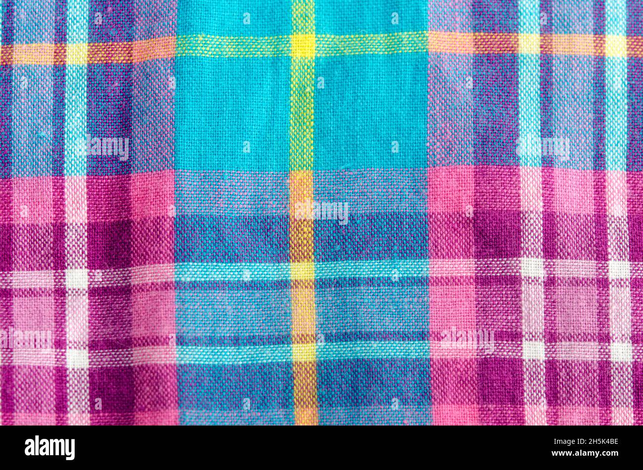 Scottish fabric pattern as the background Stock Photo - Alamy