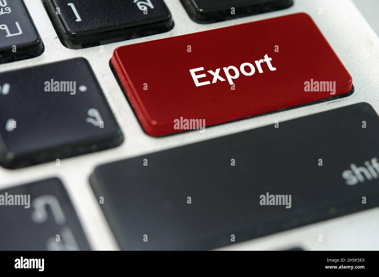 Keyboard key export hi-res stock photography and images - Alamy
