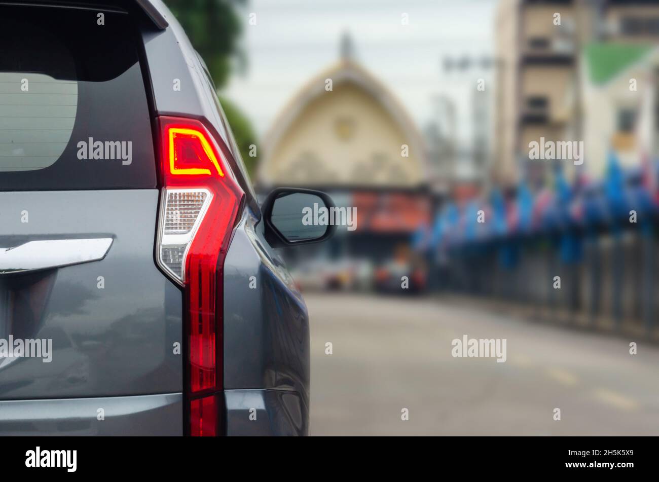Suv rear lights hi-res stock photography and images - Alamy
