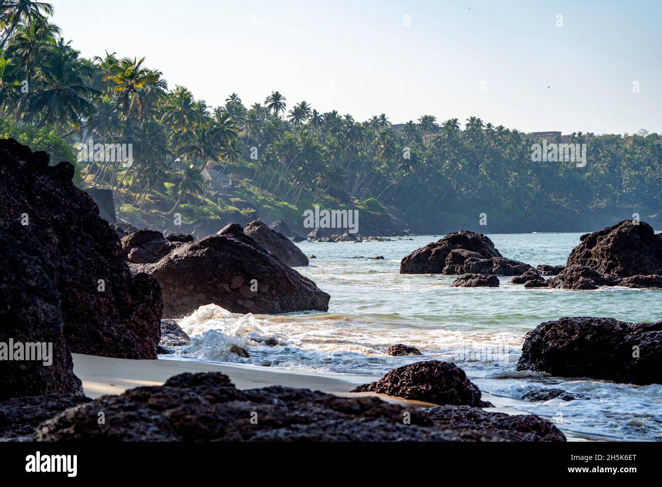 Cabo de Rama Beach at Cabo Serai in South Goa; Cabo de Rama, Goa, India ...