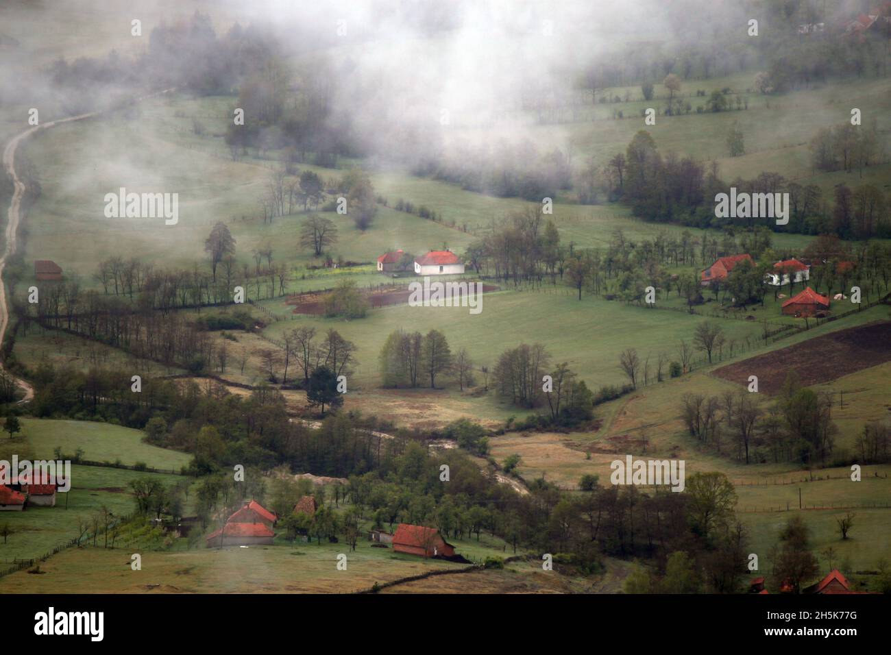 Landscape on Divcibare, Mountain Maljen, Serbia Stock Photo - Alamy